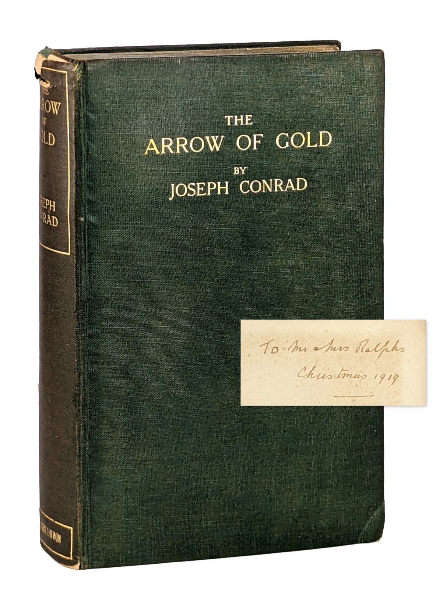 BIBLIO | The Arrow of Gold [Inscribed by Conrad] by Joseph Conrad ...