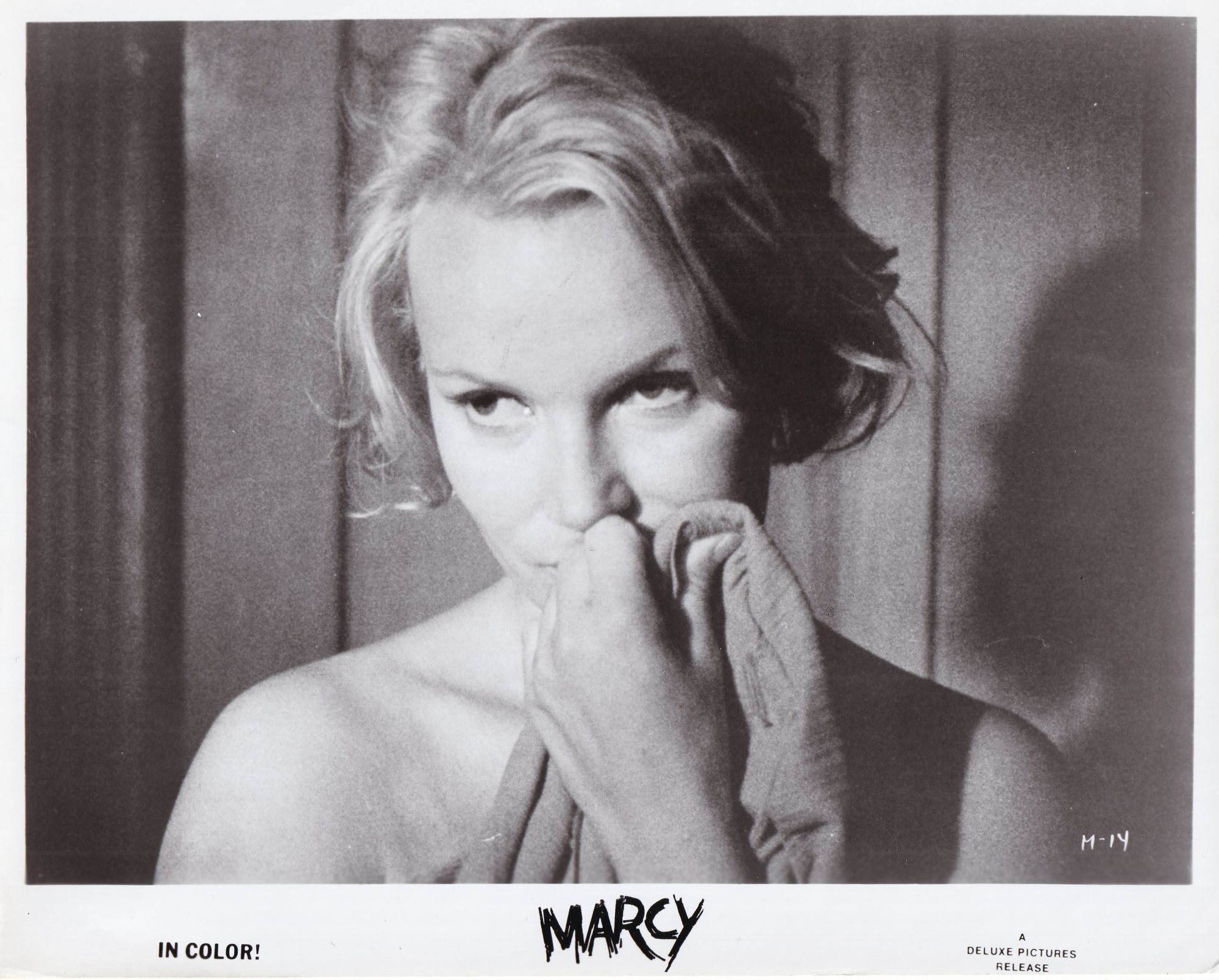 Marcy (Two original photographs of Uta Erickson from the 1969 film) by ...
