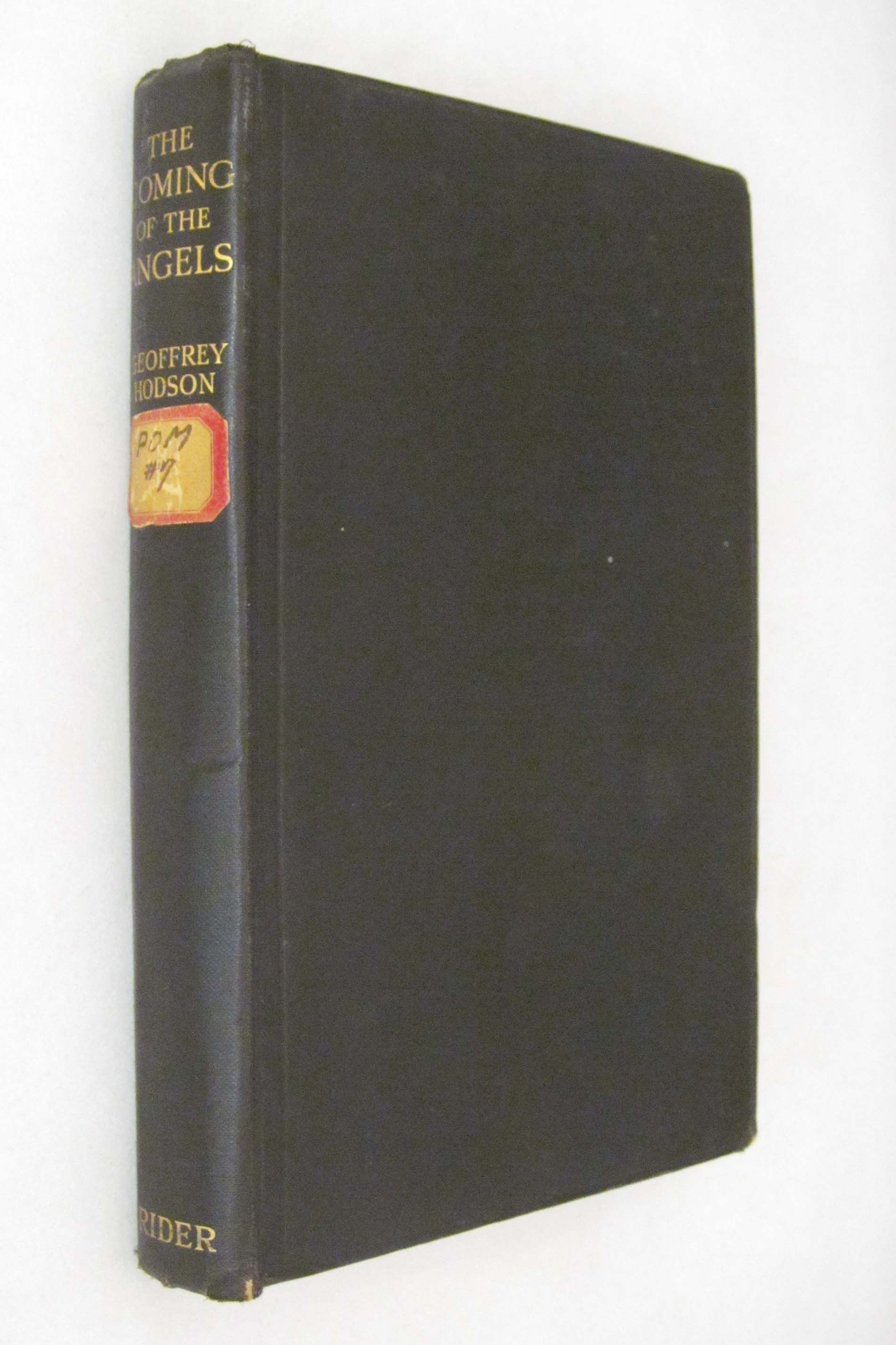 The Coming of the Angels by Hodson, Geoffrey | Hardcover | 1932 | Rider ...