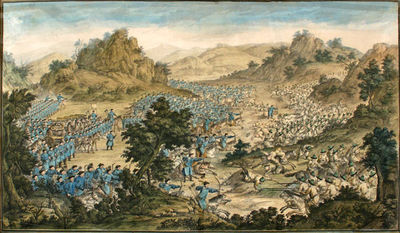 BIBLIO | Four Hand-Coloured Copper-plate Etchings from the Conquest of ...