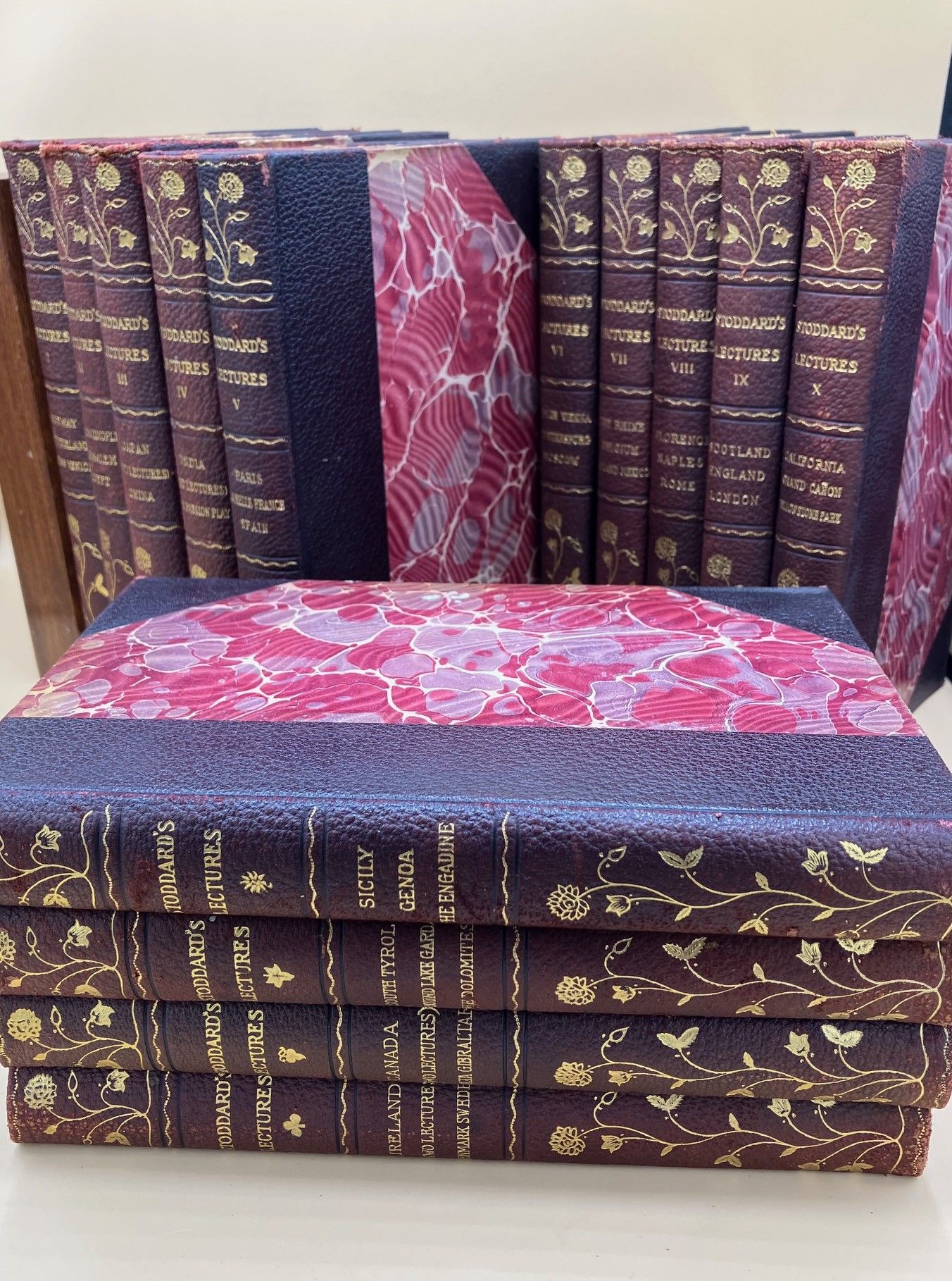 John L. Stoddard's Lectures- 14 volumes by Stoddard, John L - 1906