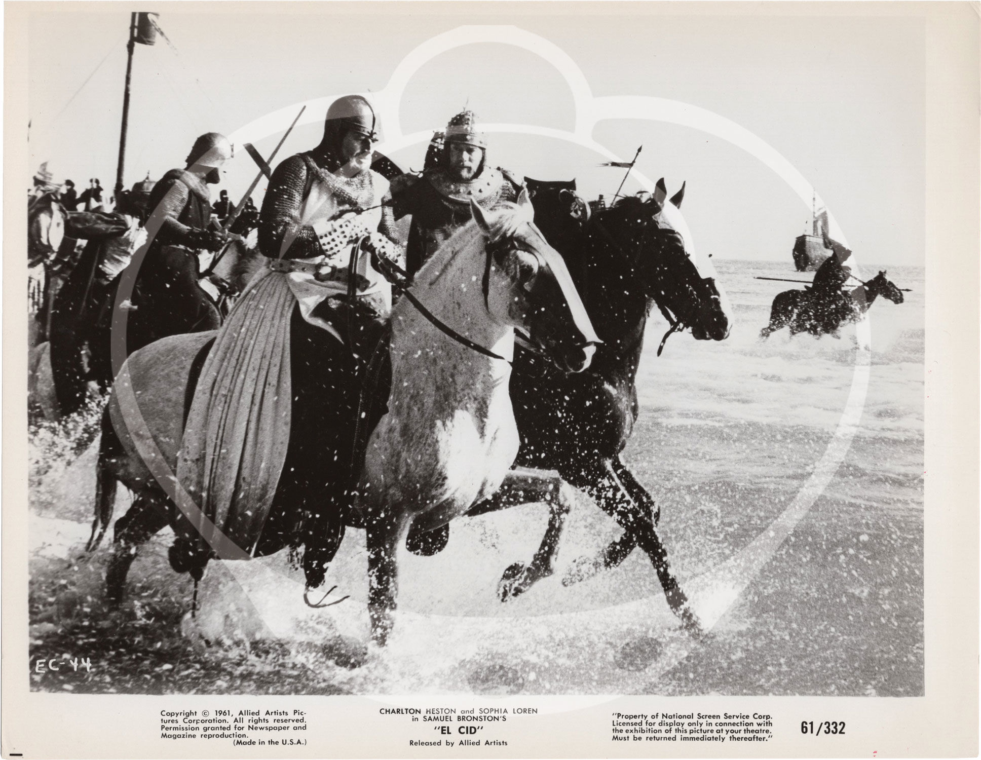 El Cid (Collection of eleven original photographs from the 1961 film ...