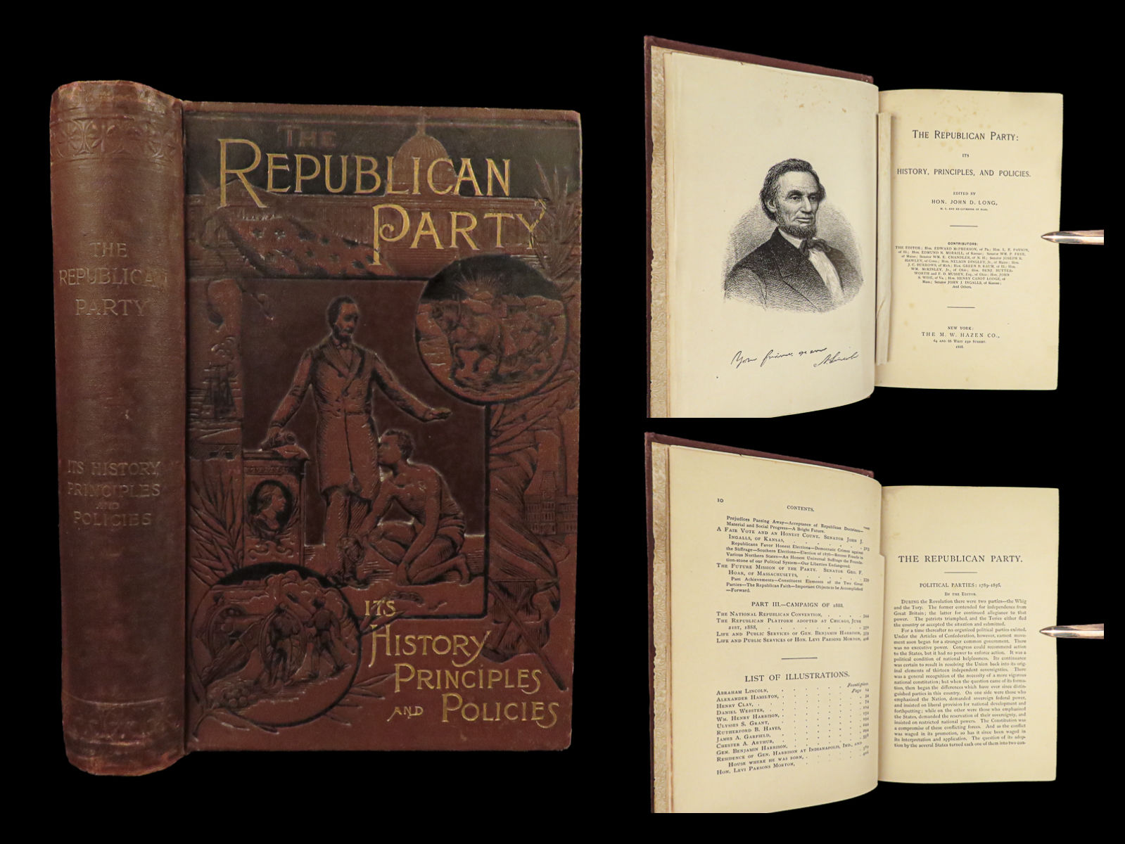 The Republican party; its history, principles, and policies. by LONG ...