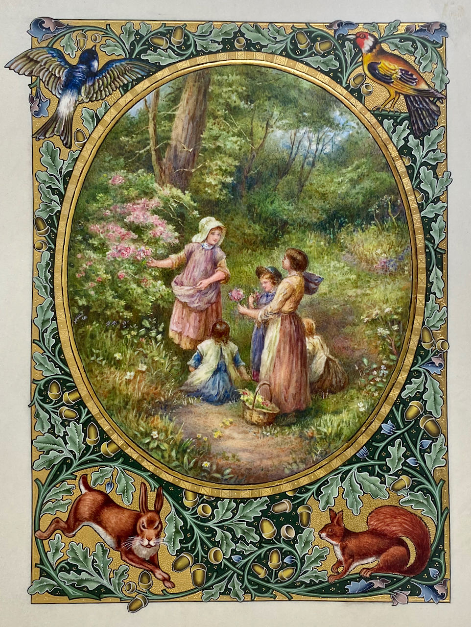 [Sangorski, Alberto- Illuminated Manuscript on Vellum] Wordsworth's ...