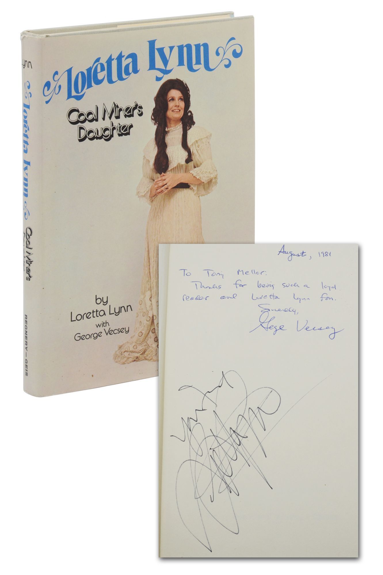 BIBLIO | Loretta Lynn: Coal Miner's Daughter by Lynn, Loretta; George ...