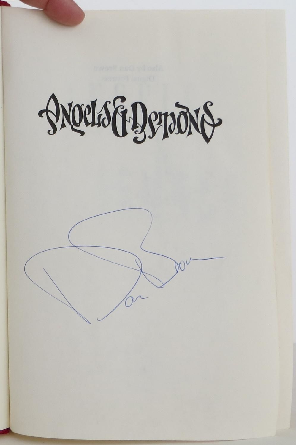 Angels & Demons (Robert Langdon) by Dan Brown - Signed First Edition - 2000 - from Bookbid Rare ...