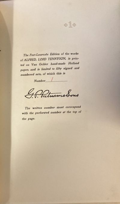 The Works of Alfred Lord Tennyson _ Centenary Edition _ 8 Volumes by ...