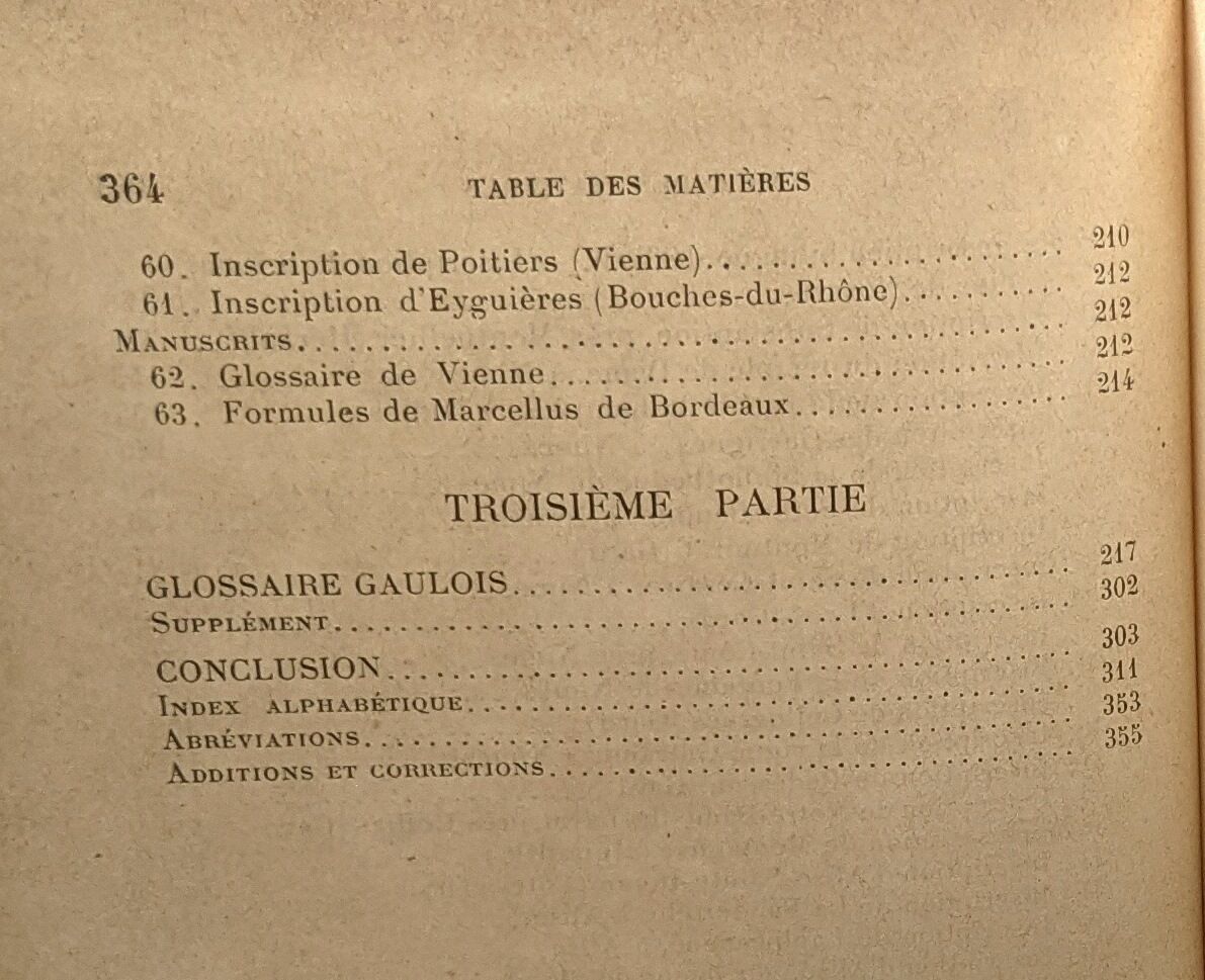 La langue gauloise - grammaire textes et glossaire / coll. pour l'étude ...