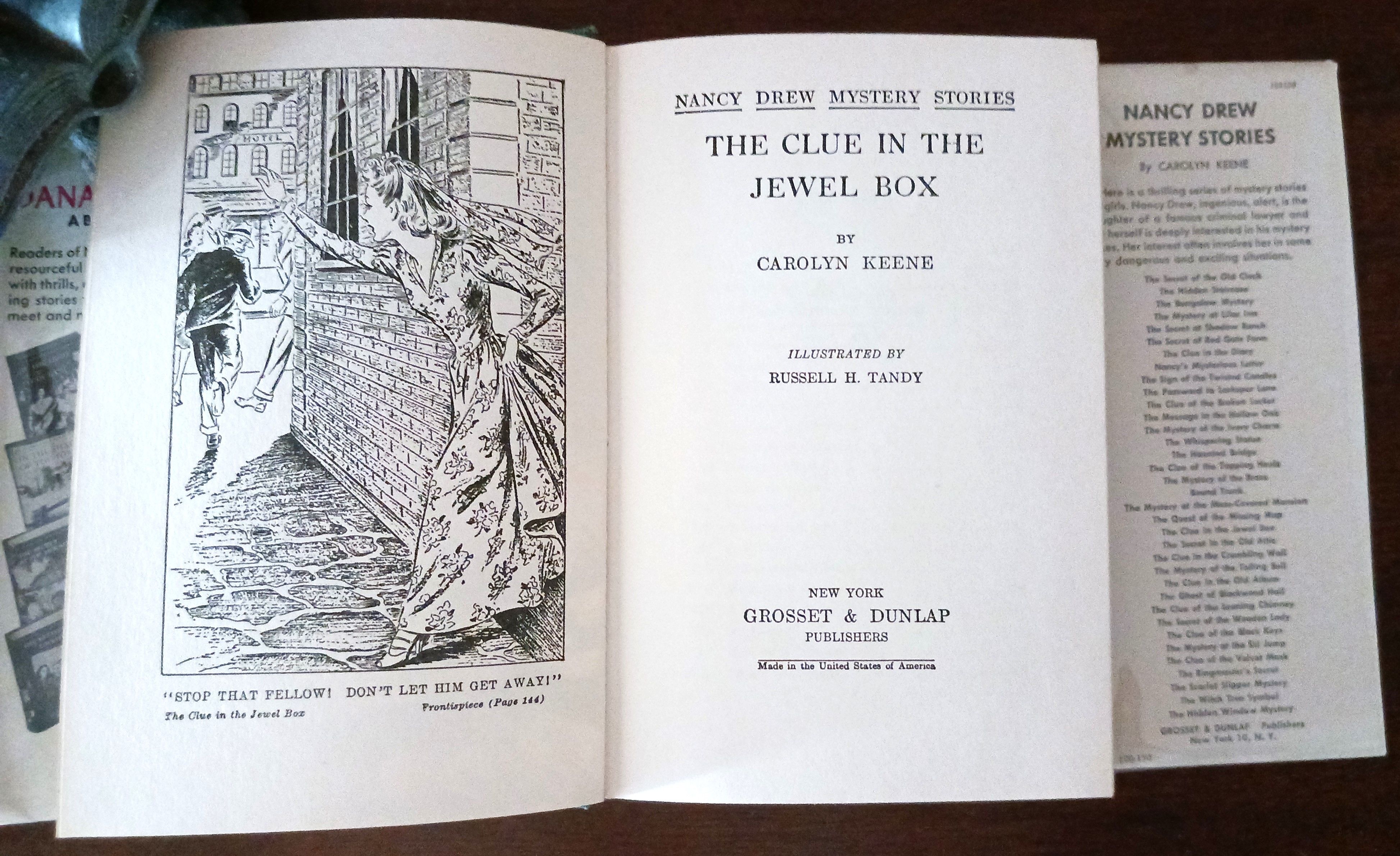 BIBLIO | The Clue in the Jewel Box (Nancy Drew Mystery Stories) by ...