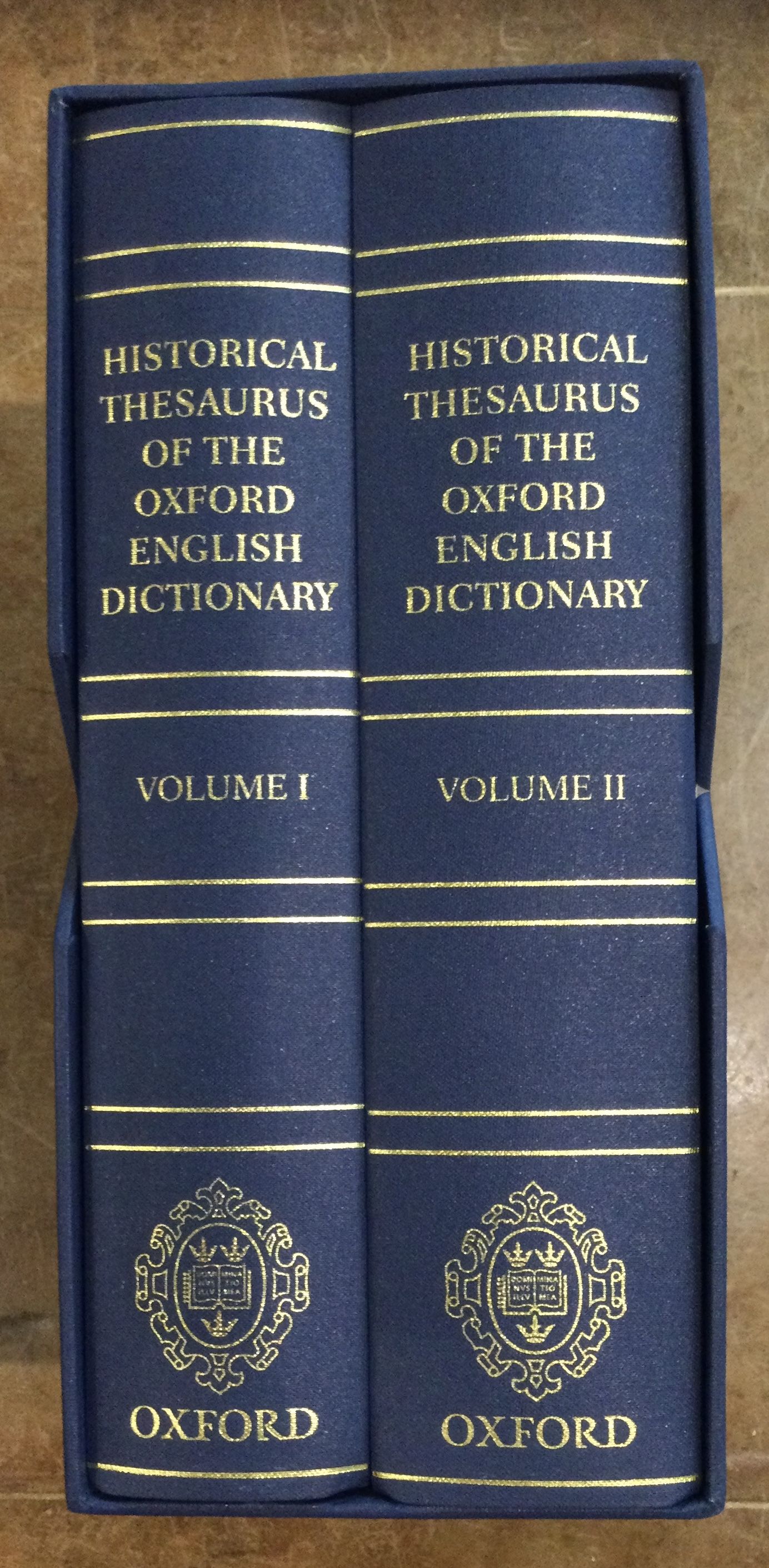 Historical Thesaurus of the Oxford English Dictionary (2 volumes ...