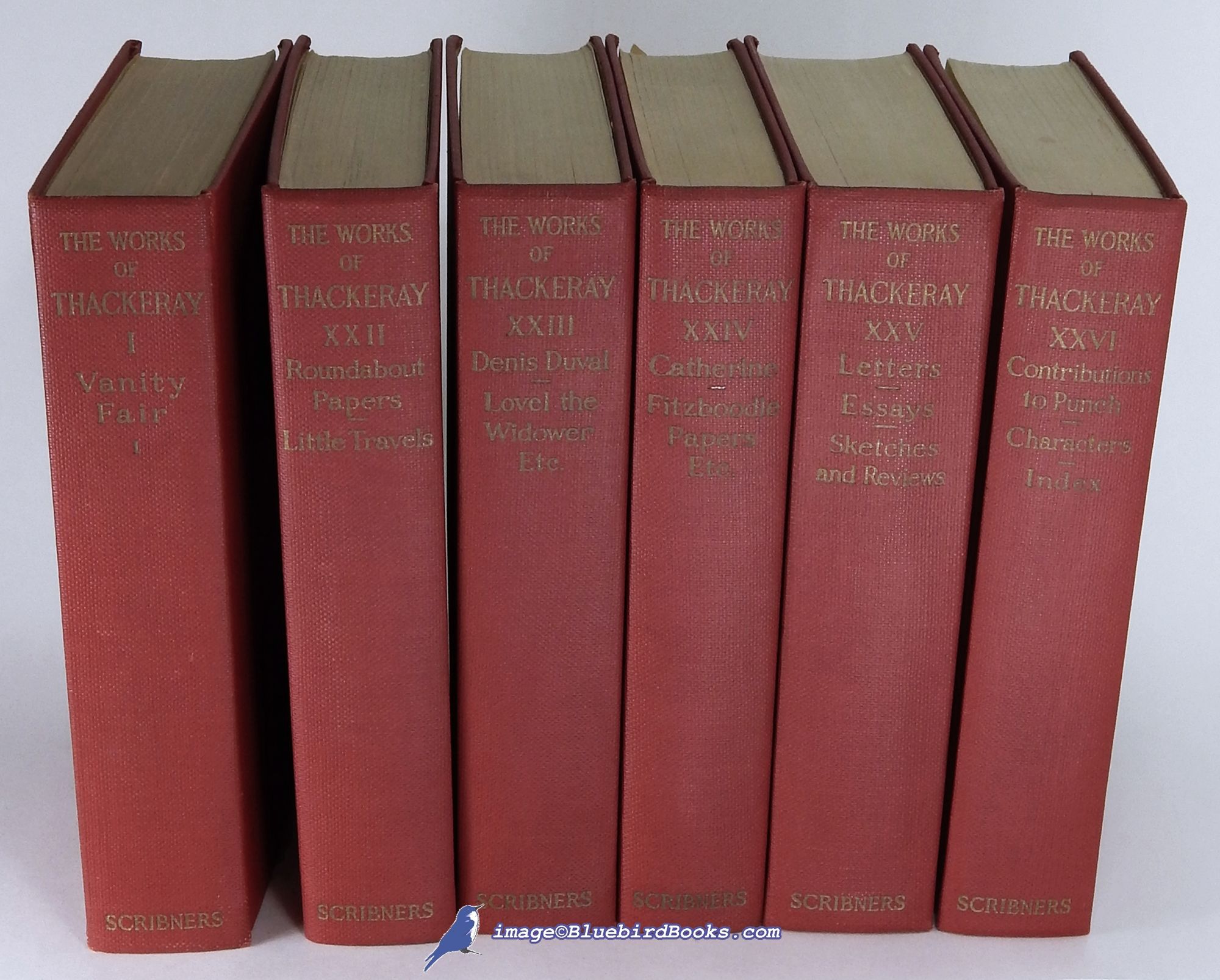 The Works of Thackeray: Cornhill Edition (6 volumes only of 26-volume ...