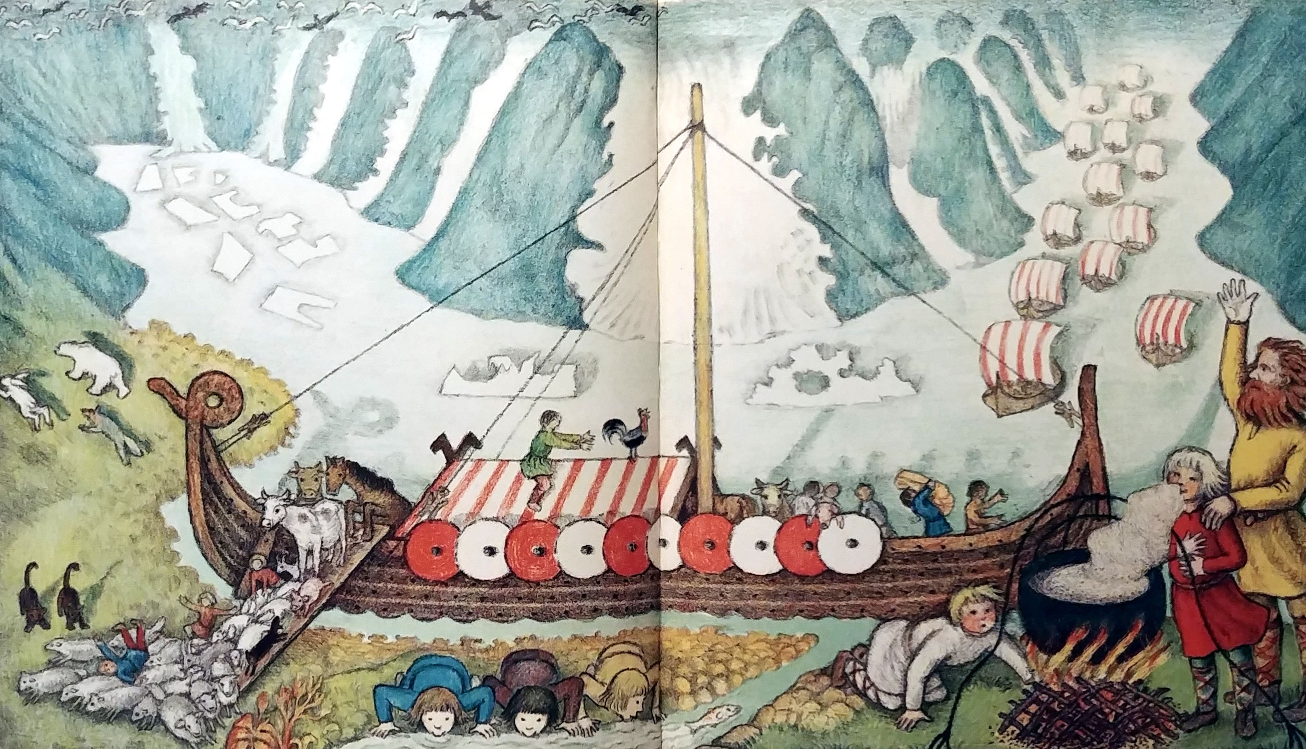 Leif the Lucky by D'Aulaire, Ingri & Edgar Parin | Hardcover | 1941 ...