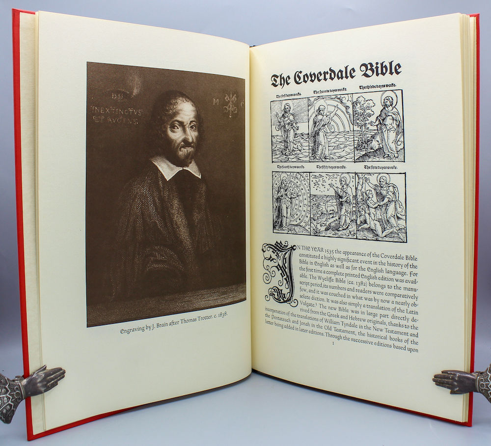 A Leaf from the First Edition of the First Complete Bible in English ...