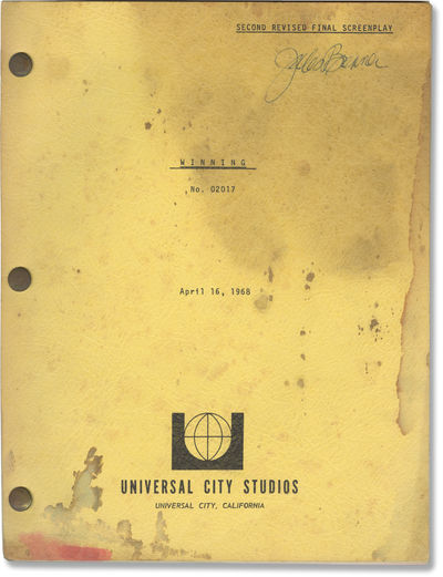 Winning (Original screenplay for the 1969 film) by Paul Newman, Joanne ...