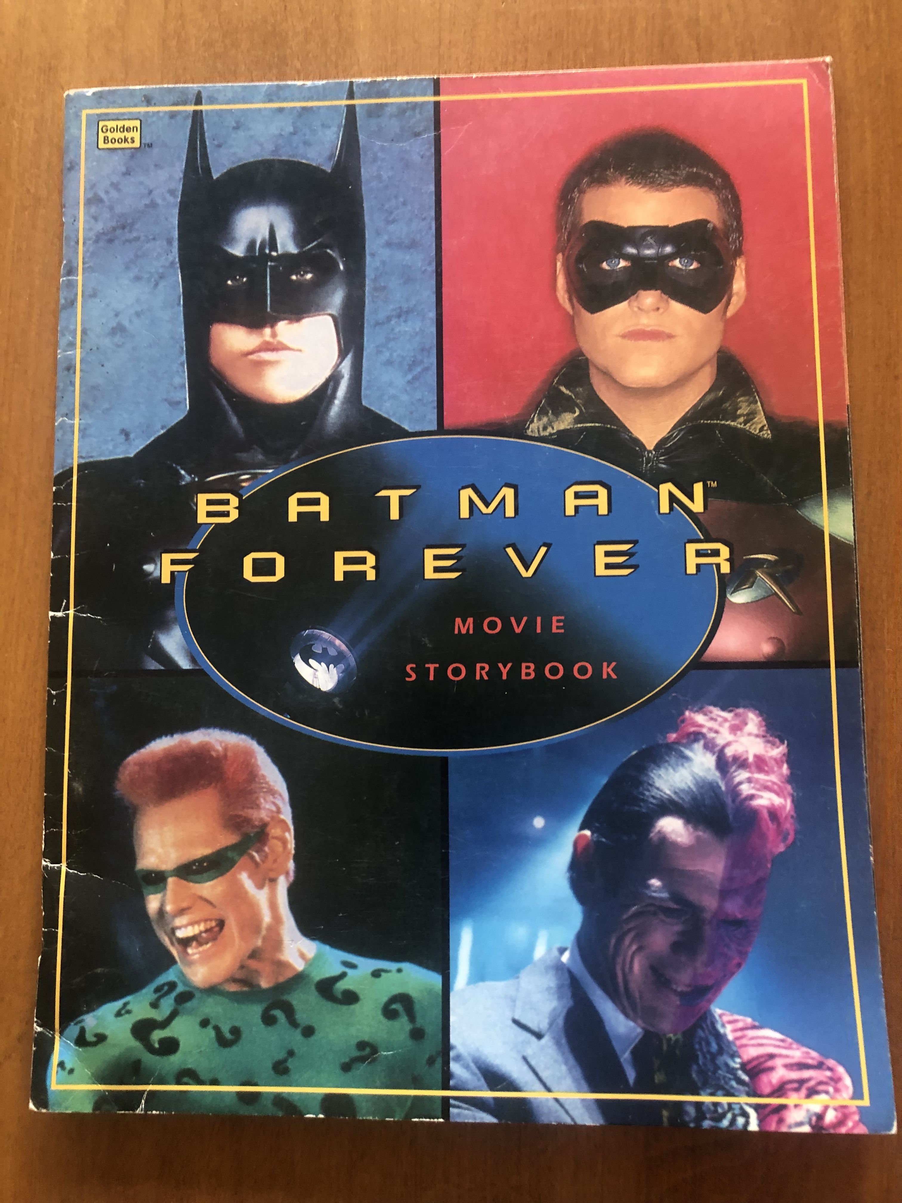 BATMAN FOREVER MOVIE STORYBOOK Special Edition by Golden Books | Card ...