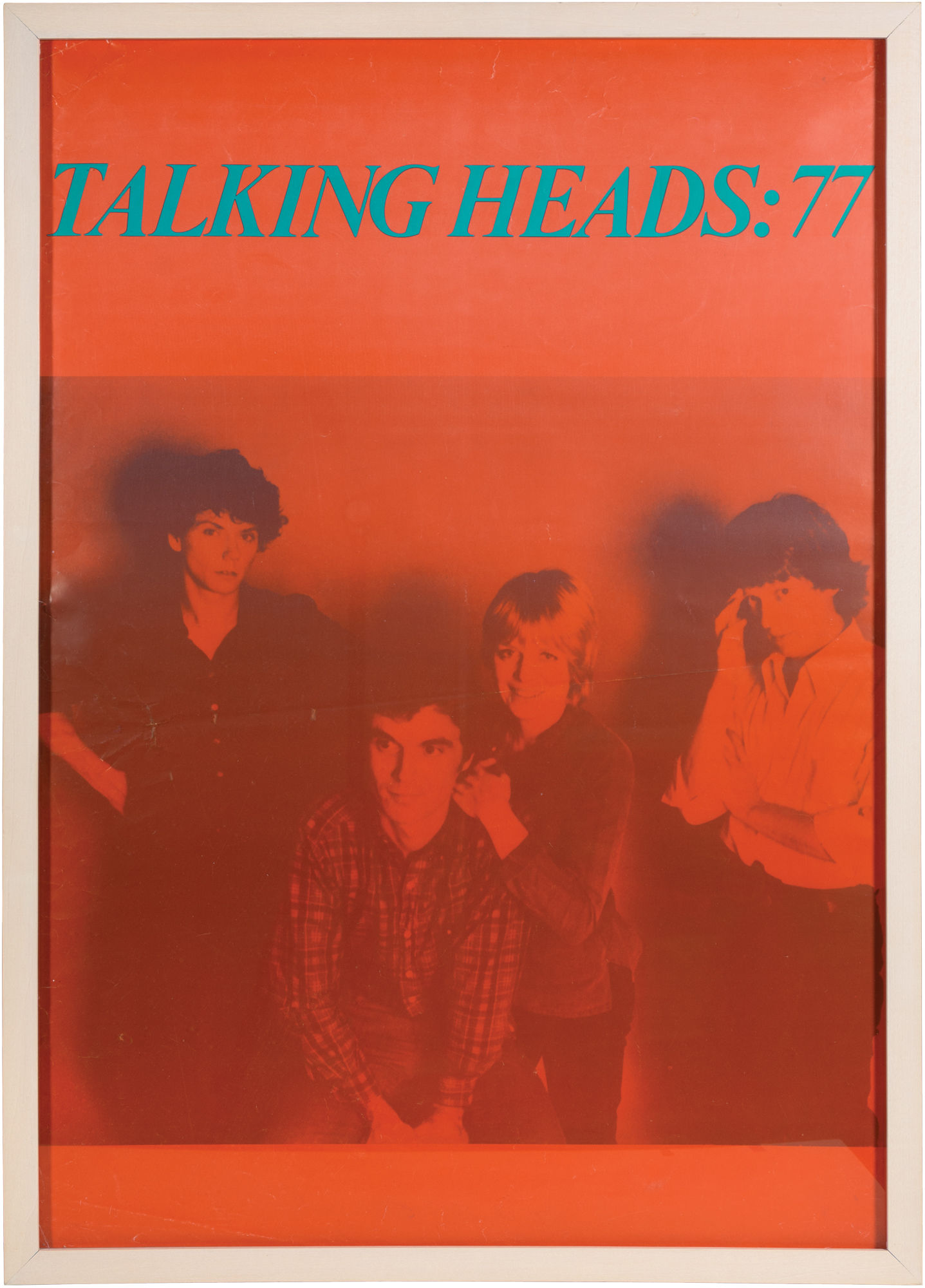 BIBLIO | Talking Heads 77 (Original tour poster for the band's first UK ...