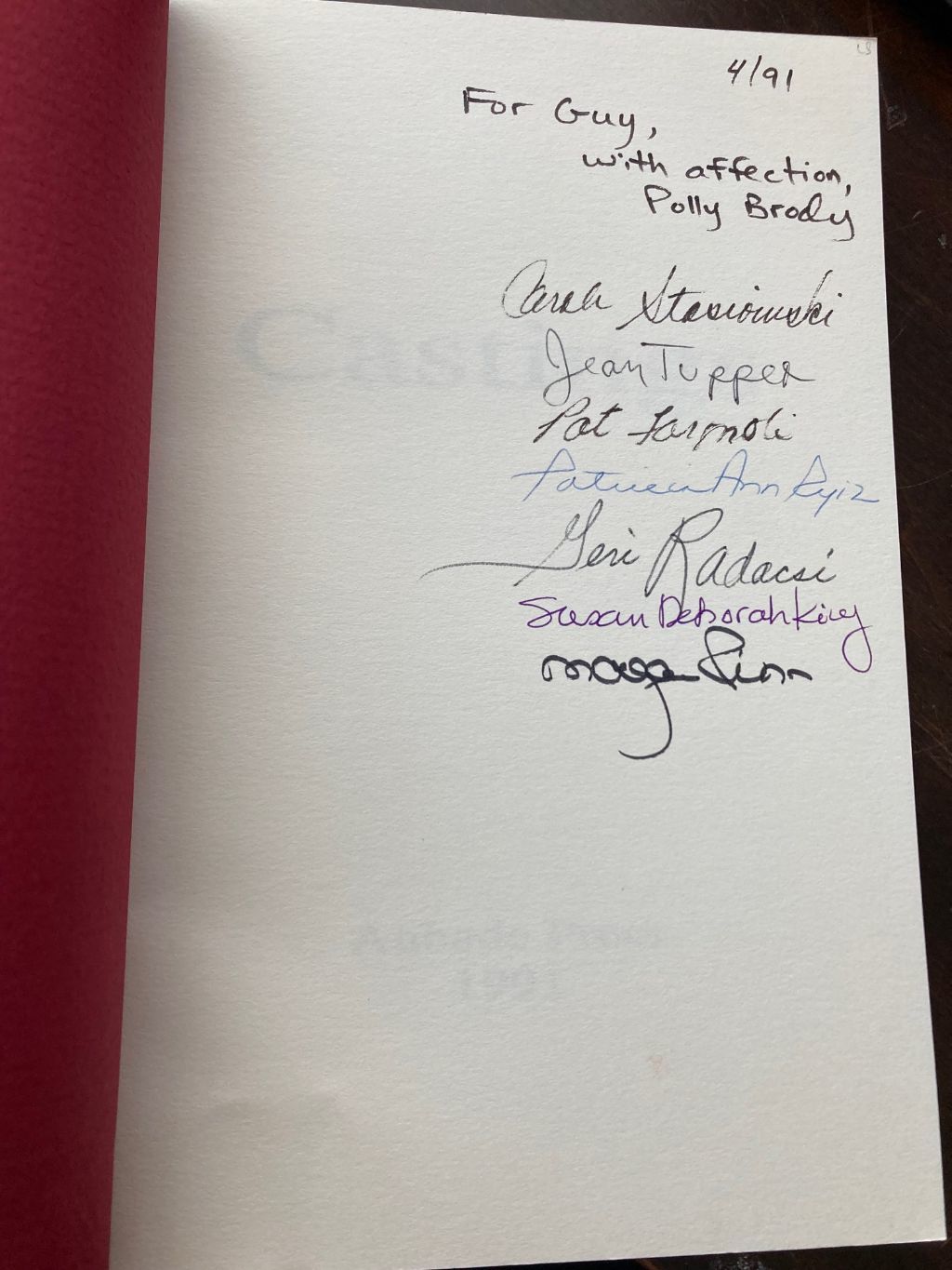 Castings Poems by Wood Thrush Poets by Polly Brody, Patricia Fargnoli ...