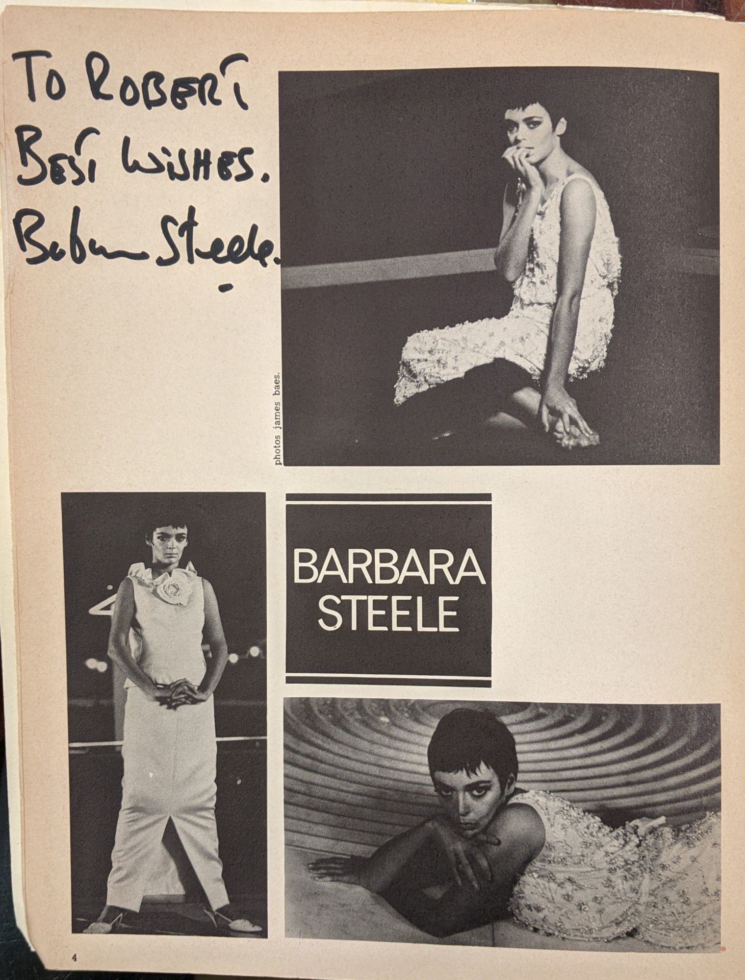 Midi/Minuit Fantastique, Juin 1967 (Barbara Steele issue) by Michel ...