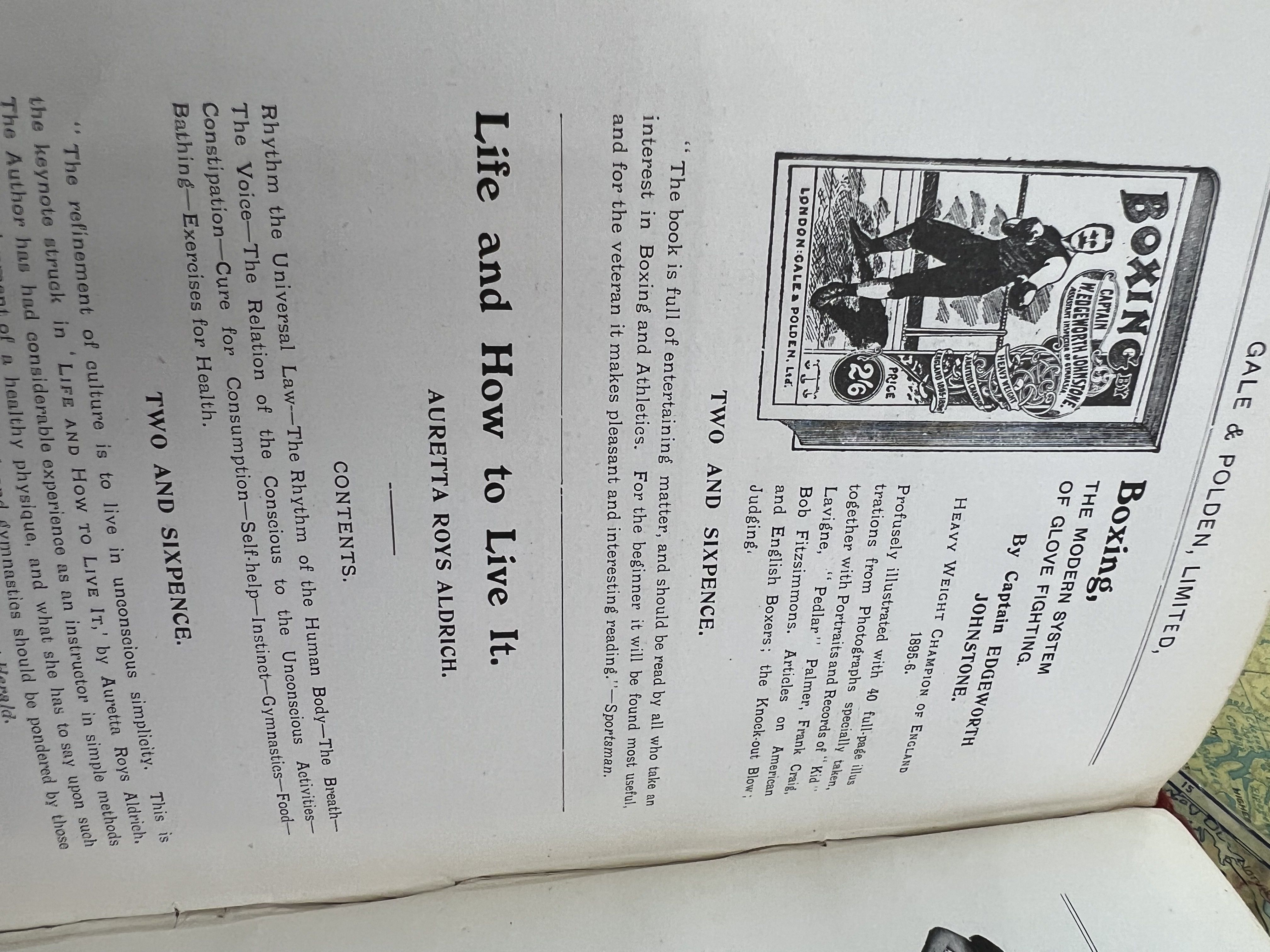 BOXING: The Modern System of Glove Fighting by Captain W. Edgeworth ...