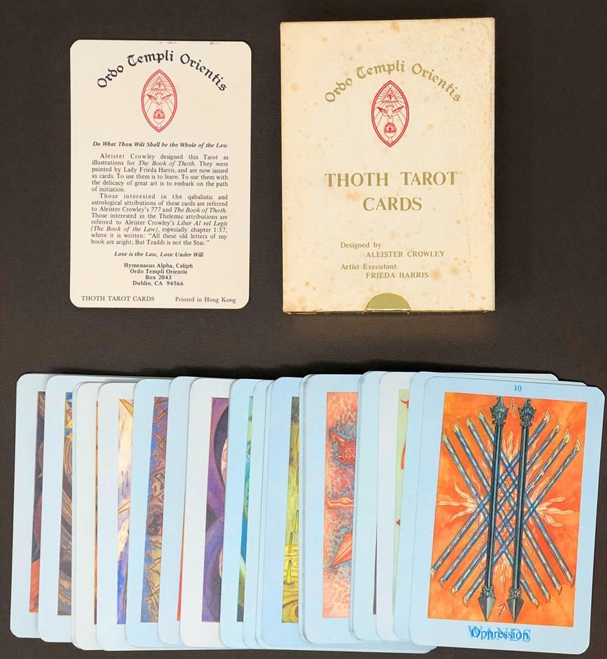 Thoth Tarot Cards, White Box A1 with Caliph Card by Crowley, Aleister ...