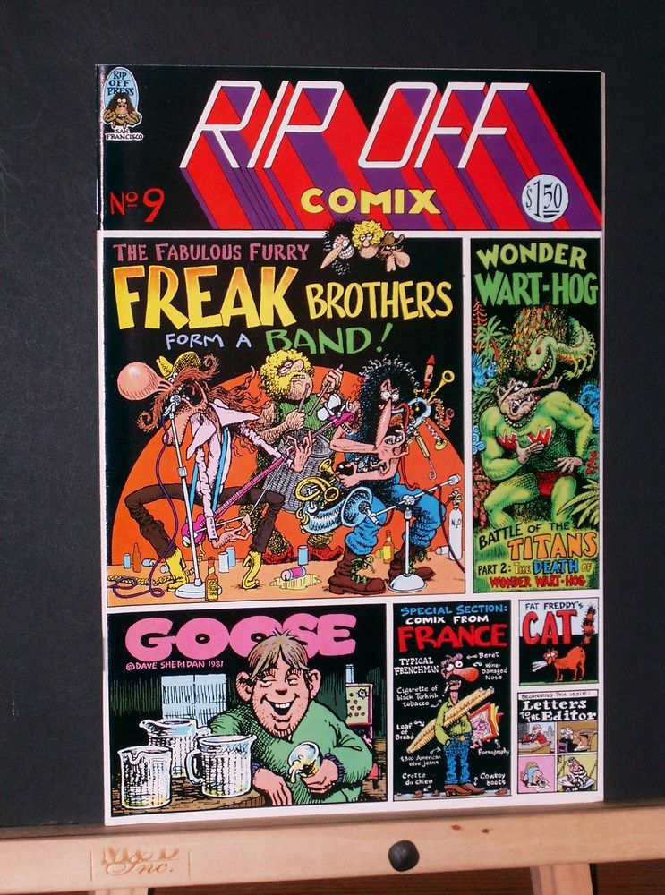 Rip Off Comix #9 by Shelton, Gilbert and Paul Mavrides, Dave Sheridan ...