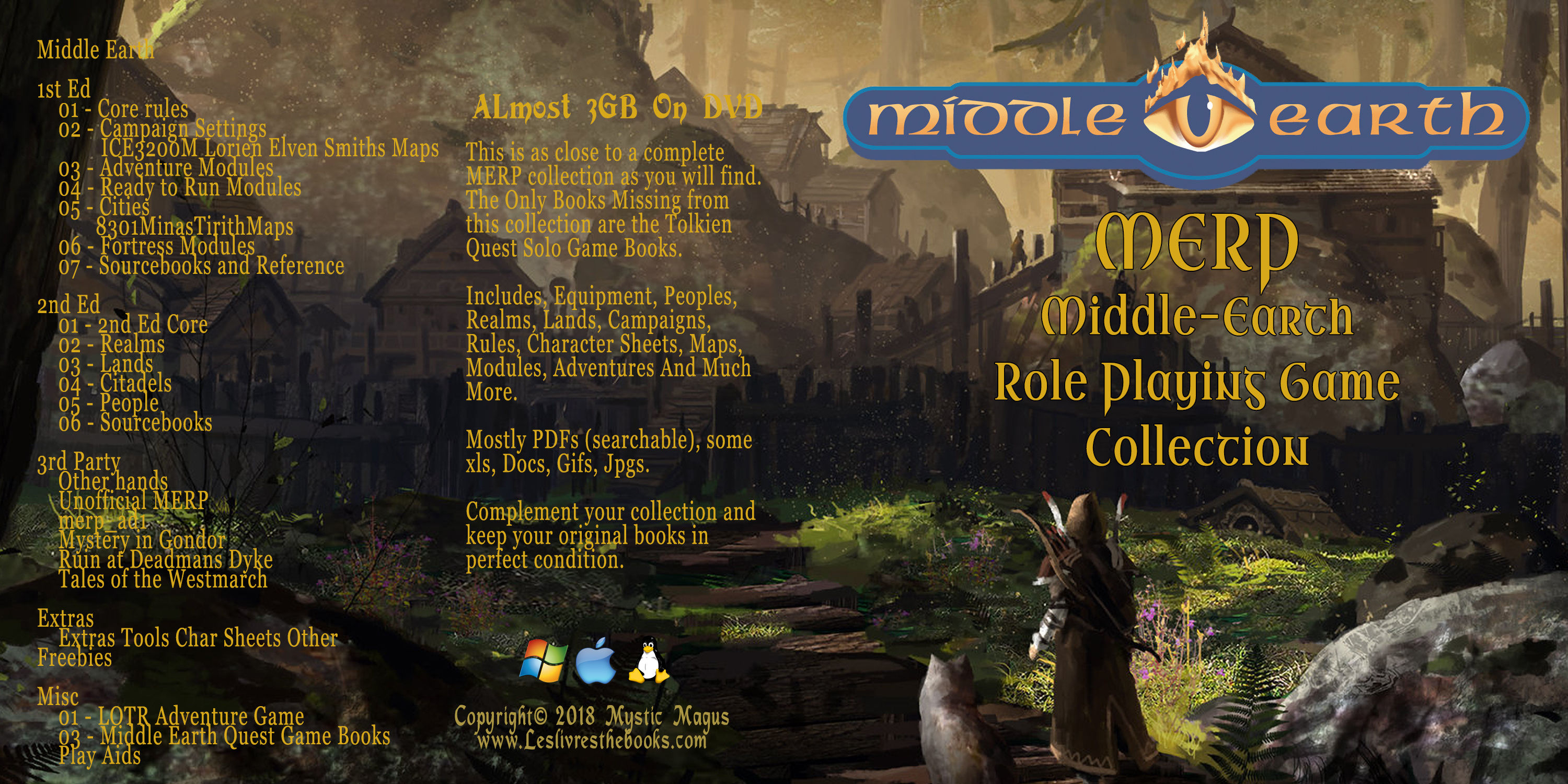 MERP: Middle-Earth Role Playing. Complete Collection, Lot, Set. All the ...