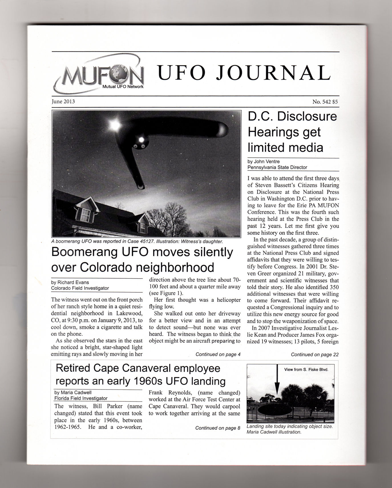 Mufon Ufo Journal by Marsh Roger Editor John (3 items) - Biblio