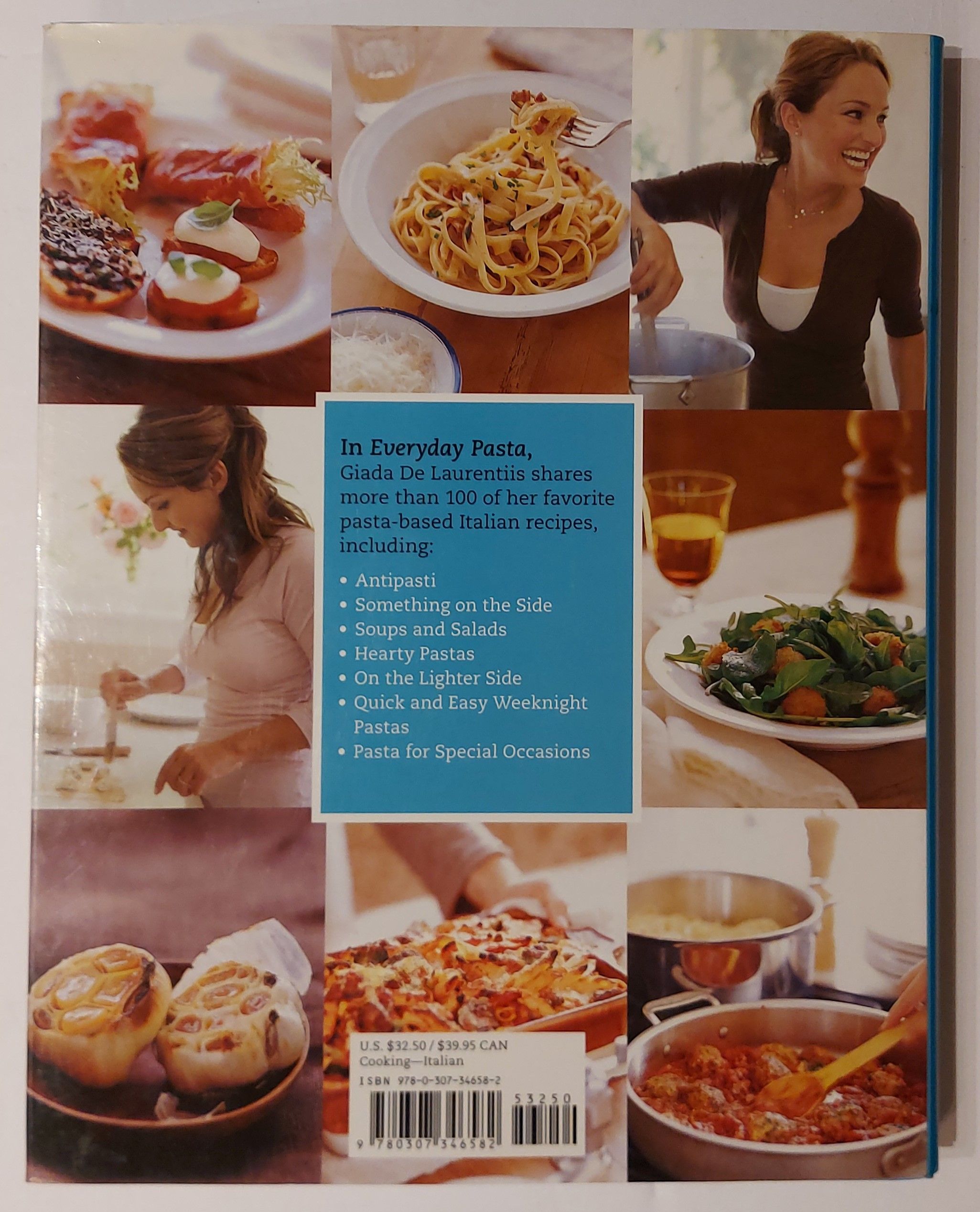 BIBLIO | Everyday Pasta: A Cookbook by De Laurentiis, Giada | Hardcover ...