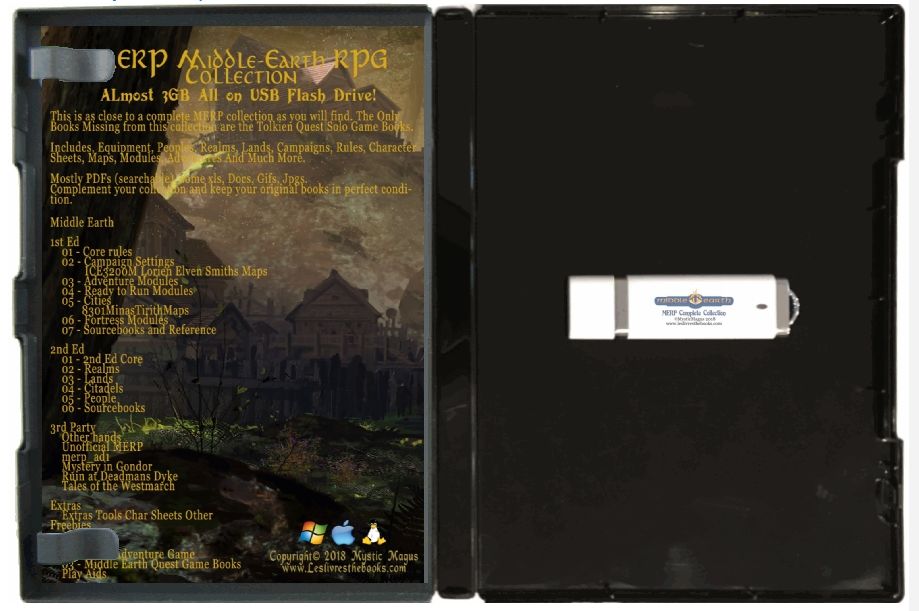 MERP: Middle-Earth Role Playing. Complete Collection, Lot, Set. All the ...