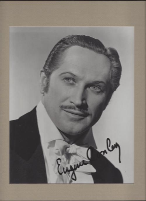 Eugene Conley Opera Tenor (Signed Publicity Photo) by | | | | BIBLIO