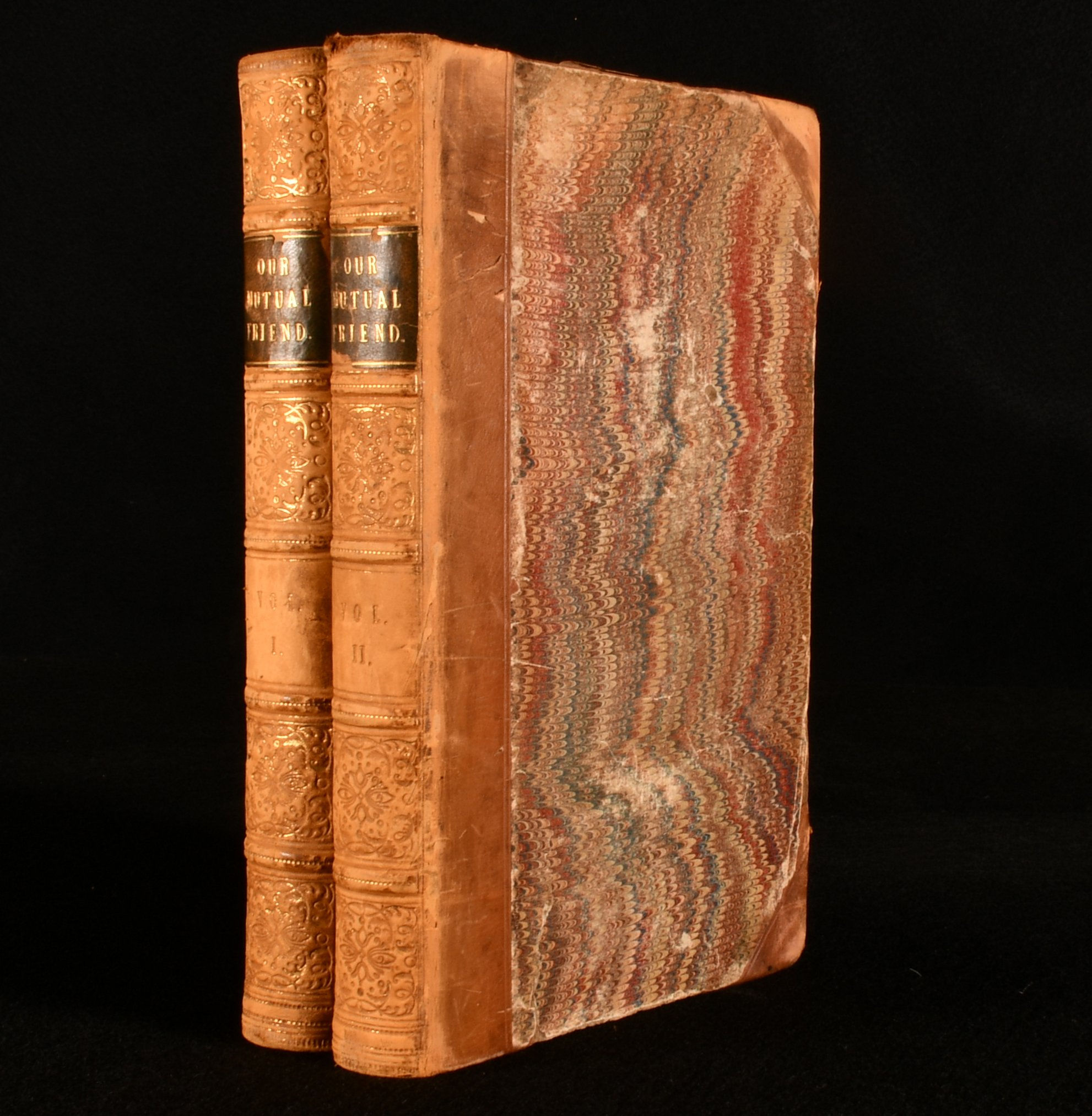 Charles Dickens OUR MUTUAL FRIEND Puck Edition Antique Hardback book ...