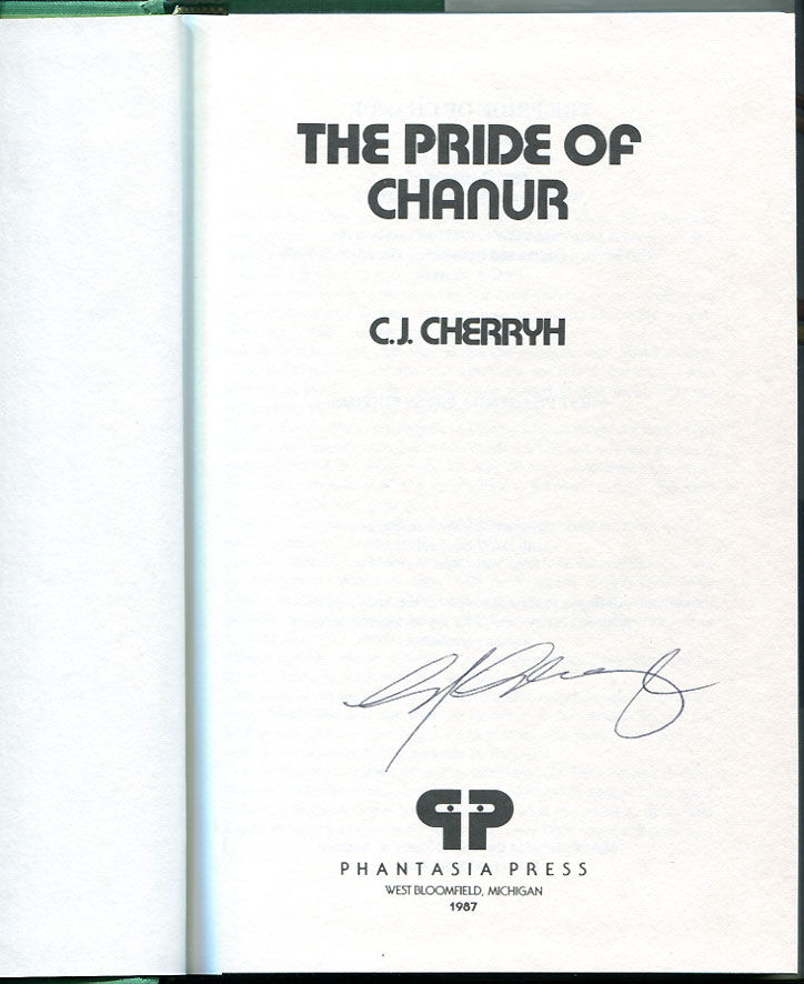 The Pride of Chanur by C. J. Cherryh | Hardcover in Dust Jacket | 1987 ...