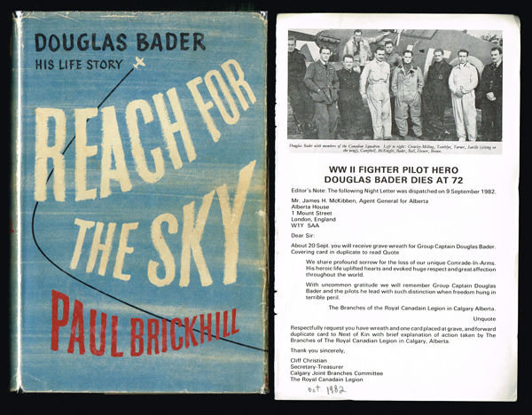 Reach for the Sky : The Story of Douglas Bader by Brickhill, Paul ...