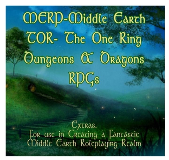MERP, Middle Earth Role Playing, The One Ring, D&D RPG Extras ...
