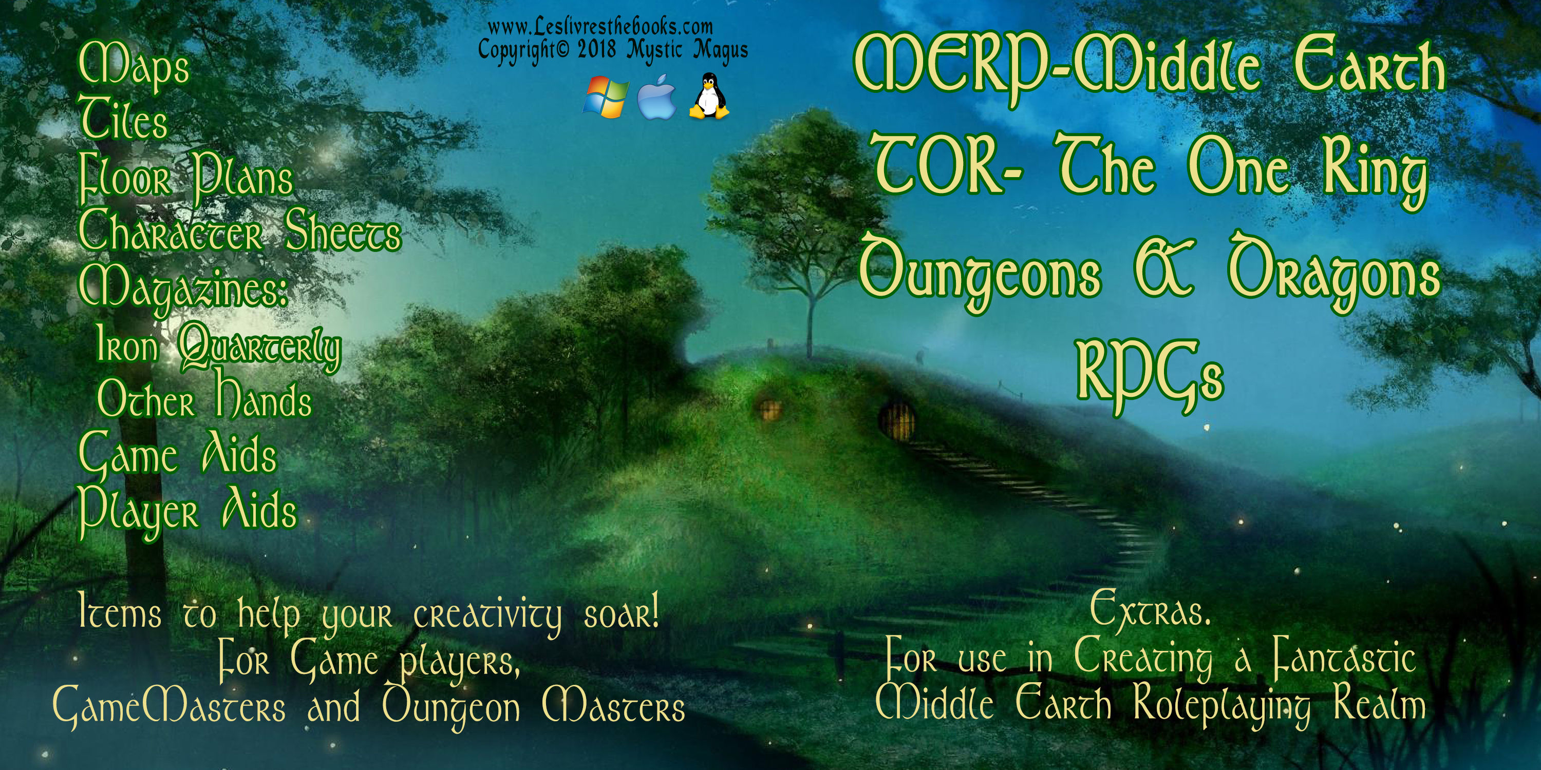 MERP, Middle Earth Role Playing, The One Ring, D&D RPG Extras ...