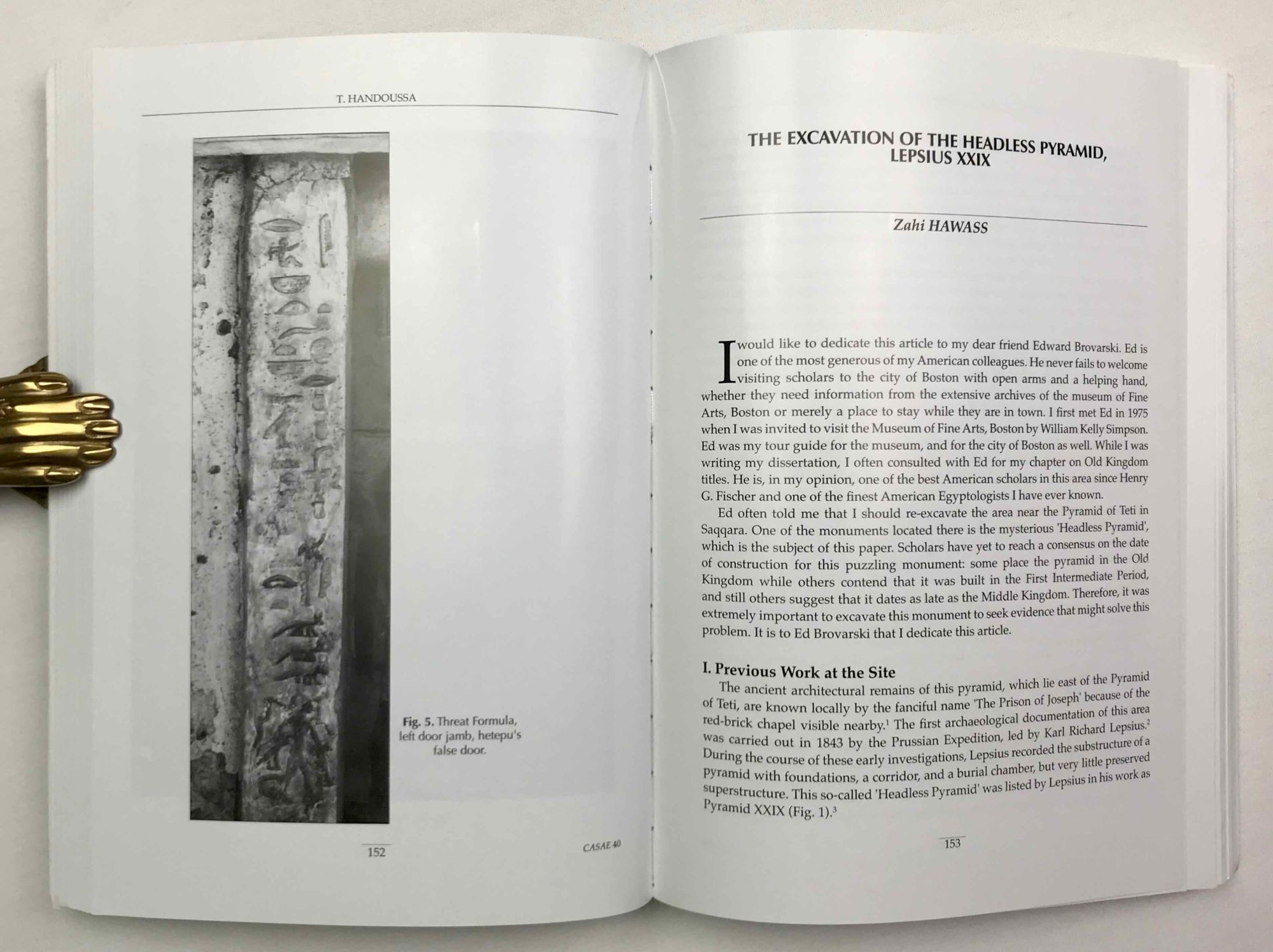 Perspectives on Ancient Egypt. Studies in Honor of Edward Brovarski by ...