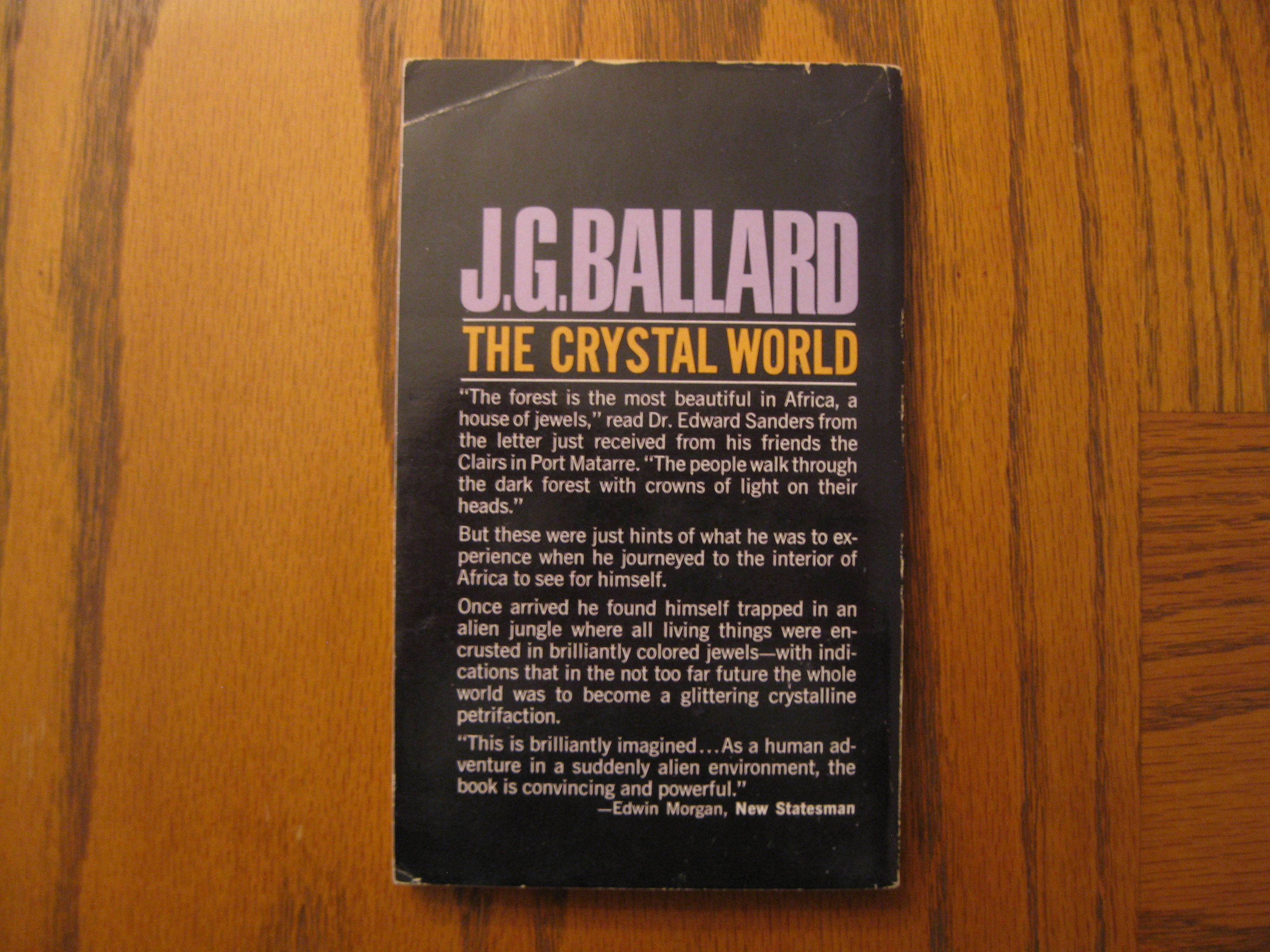 The Crystal World - Signed! by J. G. Ballard | Soft cover | 1967 ...