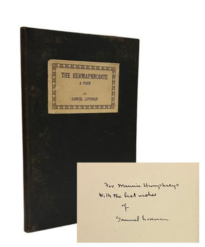 The Hermaphrodite: A Poem by Loveman, Samuel; preface by Benjamin de ...