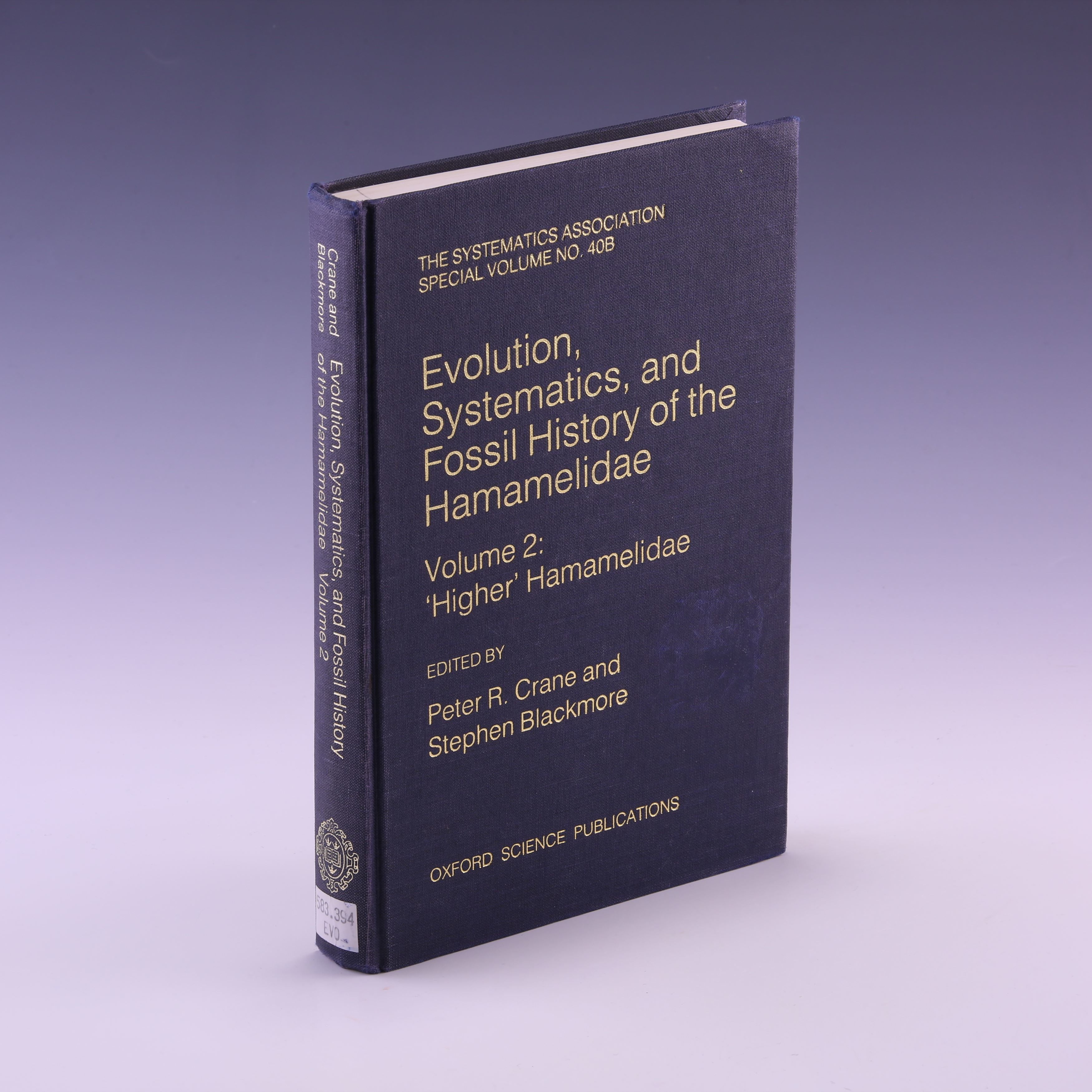 BIBLIO | Evolution, Systematics, and Fossil History of the Hamamelidae ...