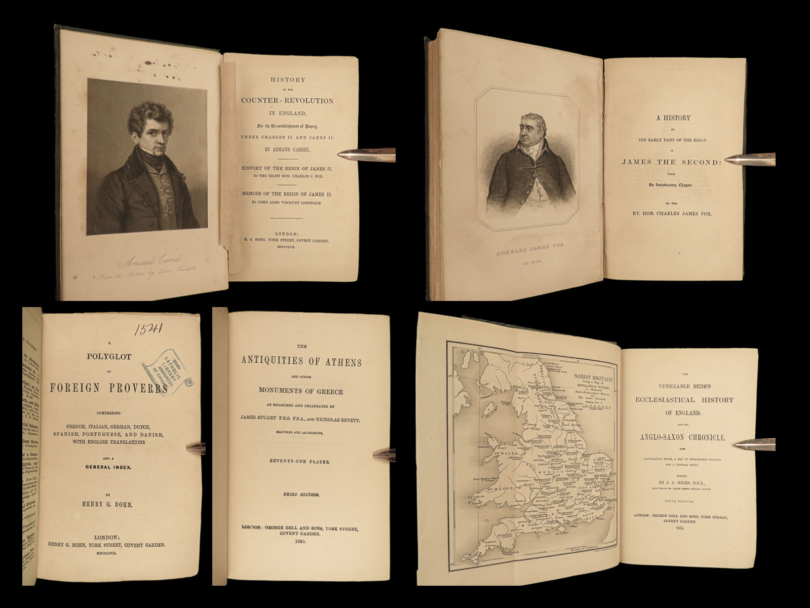 Various by Henry Bohn, Richard Lepsius, Julia Corner, Armand Carrel ...