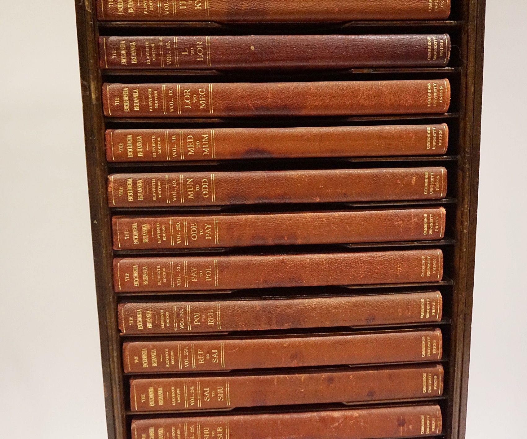 The Encyclopedia Britannica. Eleventh Edition. With the Vertical ...