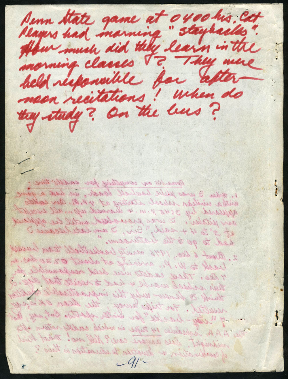 Report to the Secretary of the Army By the Special Commission on the ...