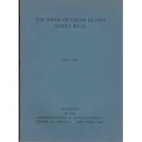 The Birds of Cocos Island (Costa Rica) by Slud, Paul | Paperback | 1967 ...