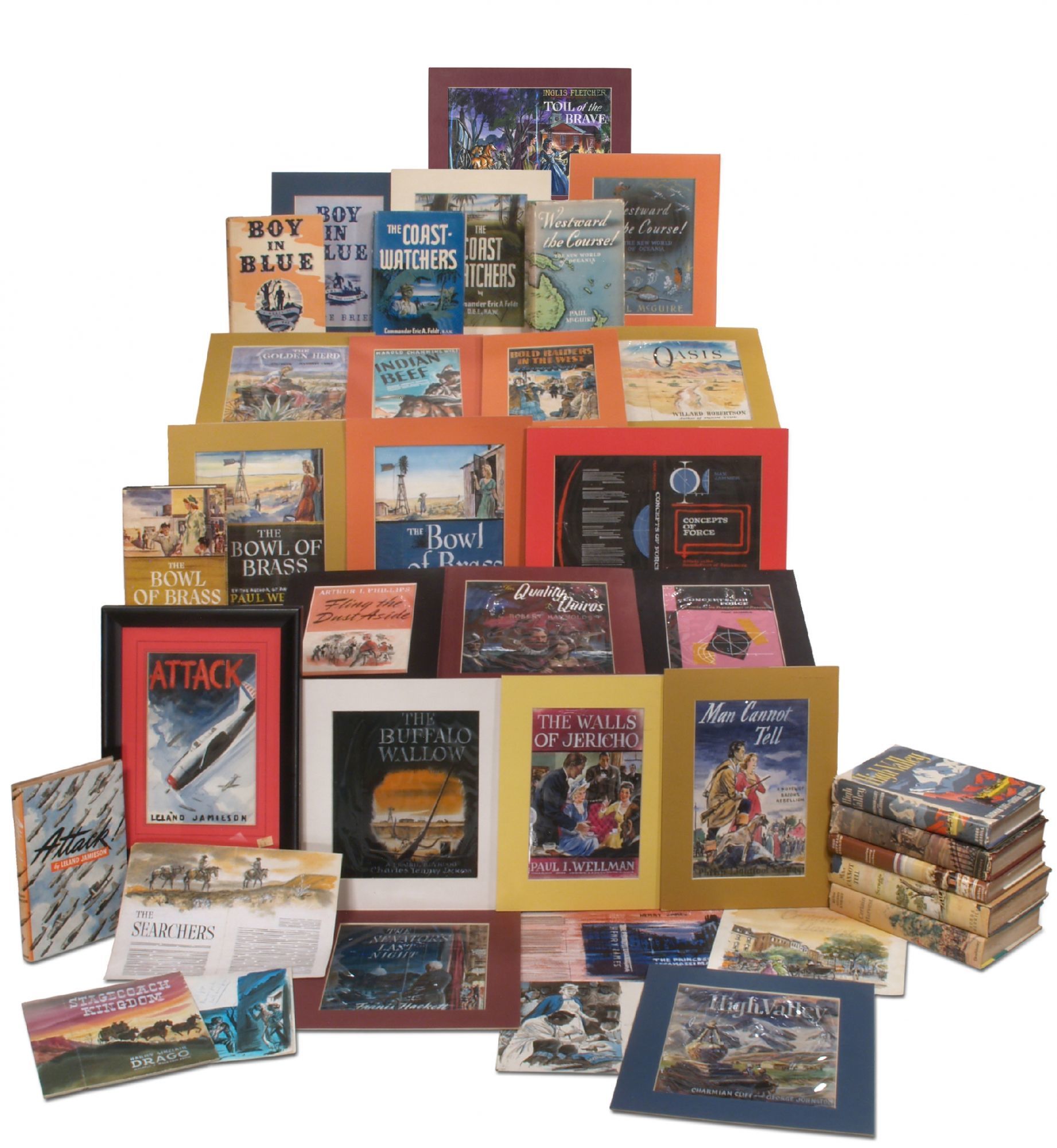 Original Dustwrapper Art Archive by Paul Laune, Westerns ...