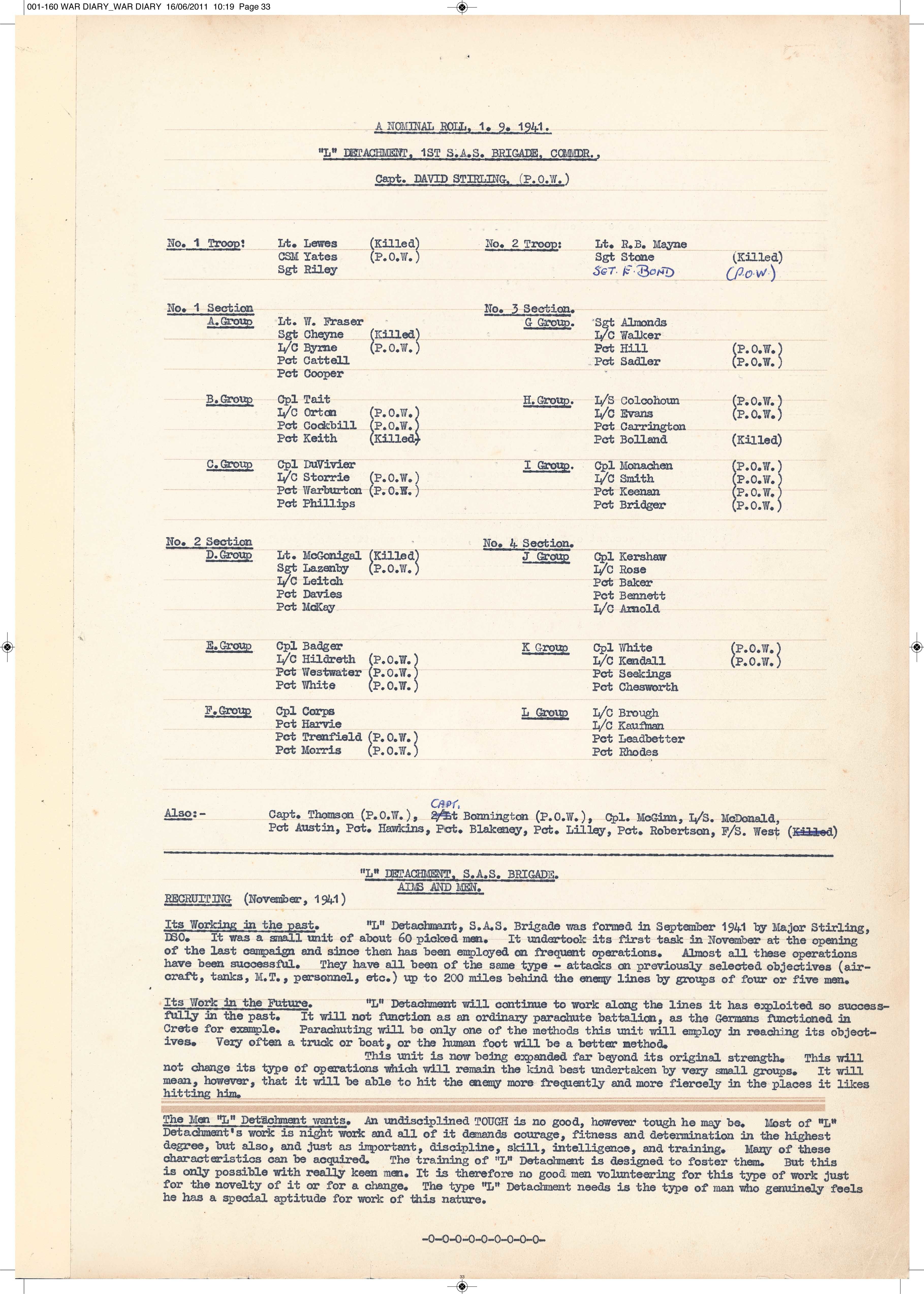 SAS WAR DIARY by | FULL LEATHER OVER WOOD BOARDS ON BRASS POSTS BY HAND ...