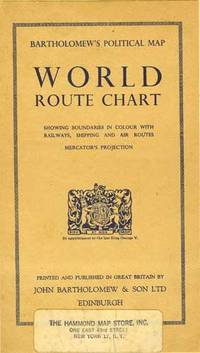 Bartholomew's Political Map: World Route Chart (Bartholomew's World ...