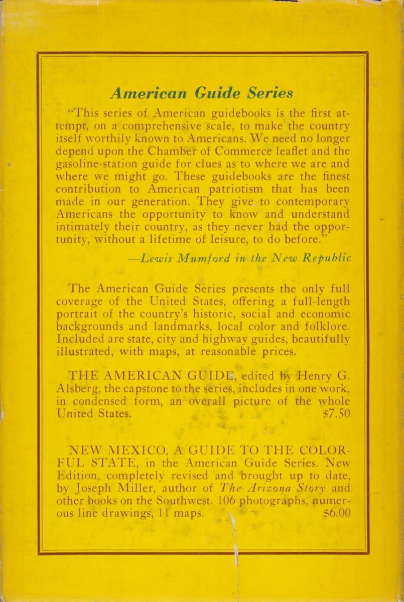 UTAH A Guide to the State by Wpa [ Federal Writers' Project ...