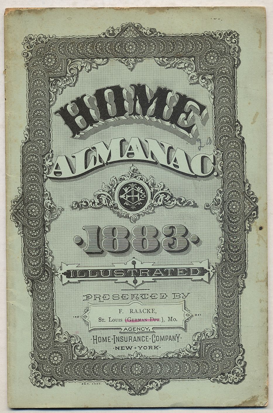 BIBLIO | The Home Almanac for the Year 1883 by RAACKE, F | Softcover ...