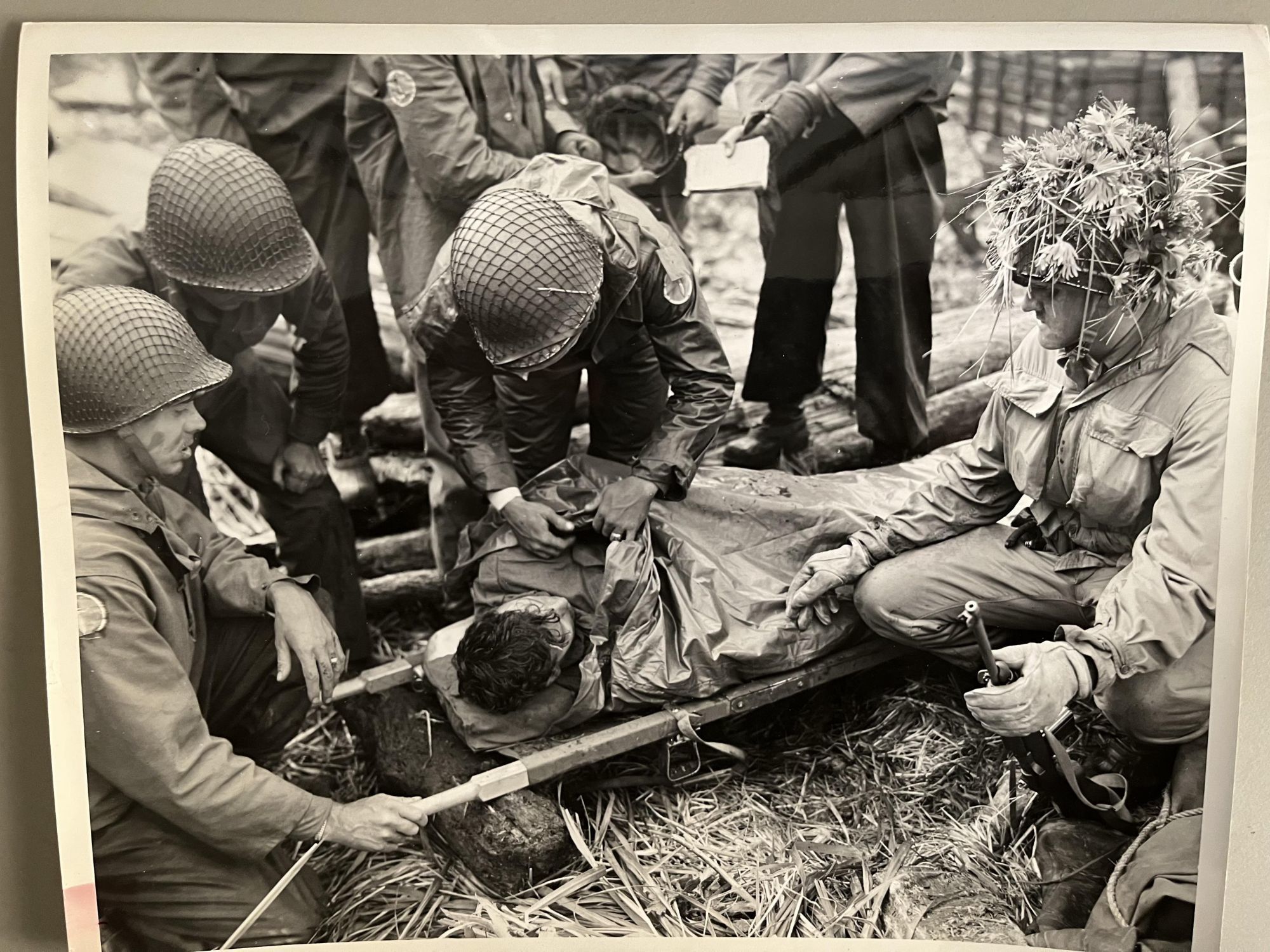 A Grouping of 24 Photos of World War II Medics in Battle by United ...
