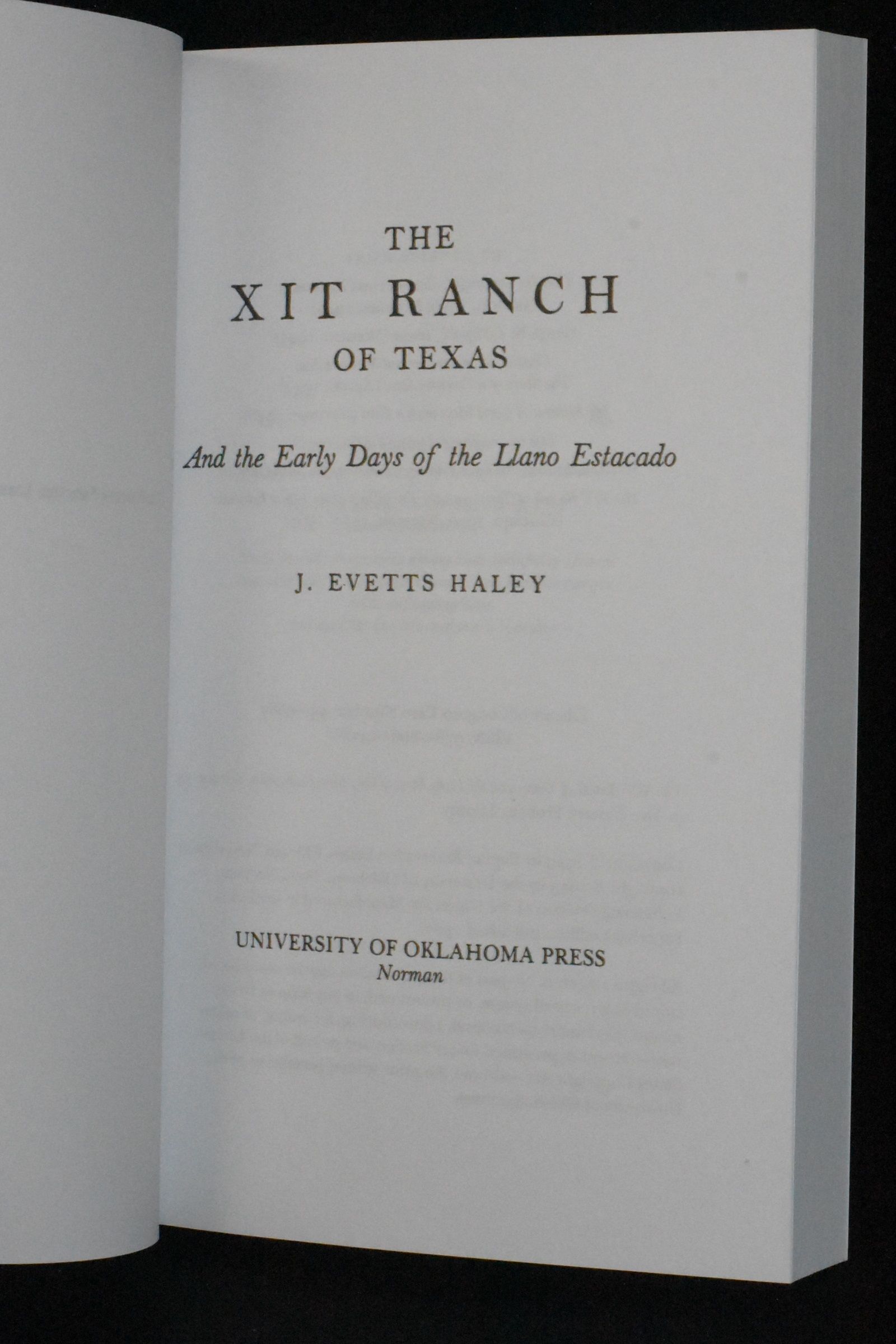 BIBLIO | The XIT Ranch of Texas and the Early Days of the Llano ...